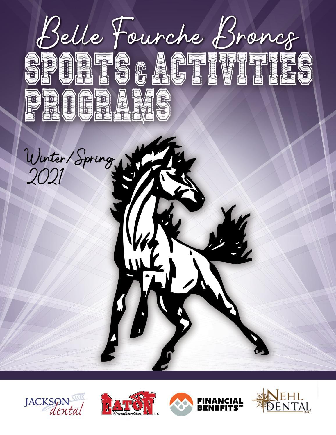 Bronc Booster Club's Winter/Spring 2021-22 Activities Programs by Moxie Marketing of the Midwest ...