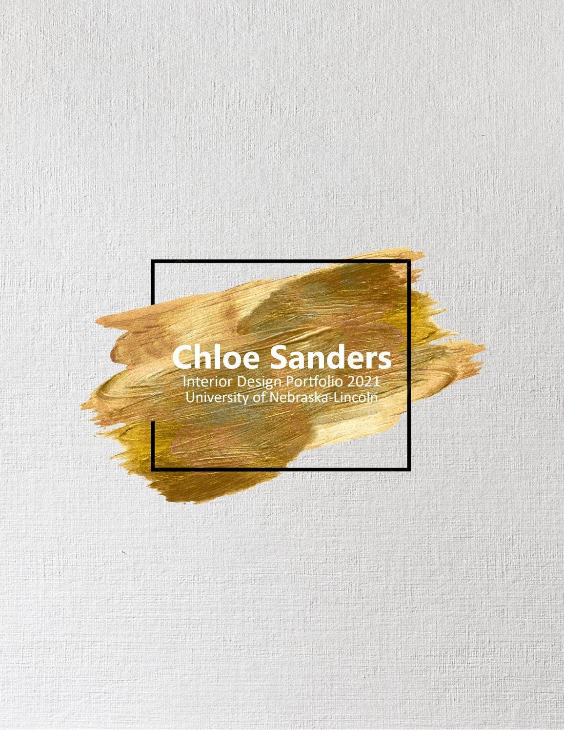 Chloe Sanders | Interior Design Portfolio 2021 by Chloe Sanders - Issuu