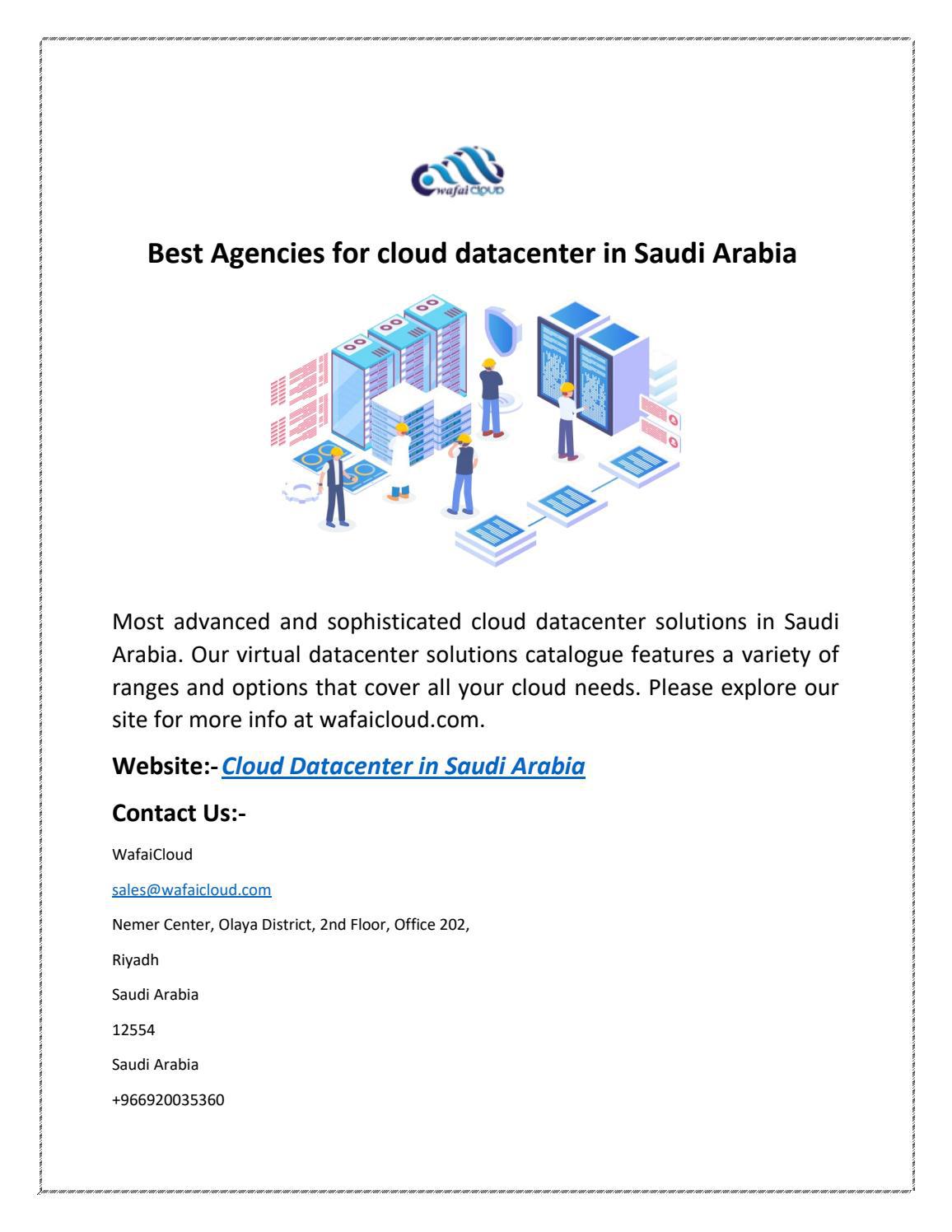 Best Agencies for cloud datacenter in Saudi Arabia by Wafai Cloud - Issuu