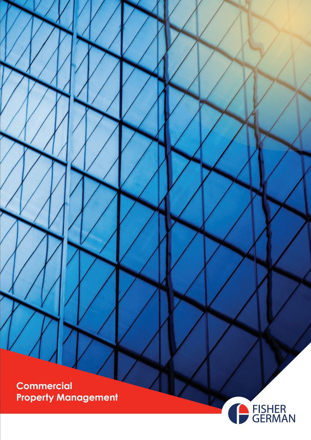 Commercial Property Management Service Brochure by fishergermanllp - Issuu