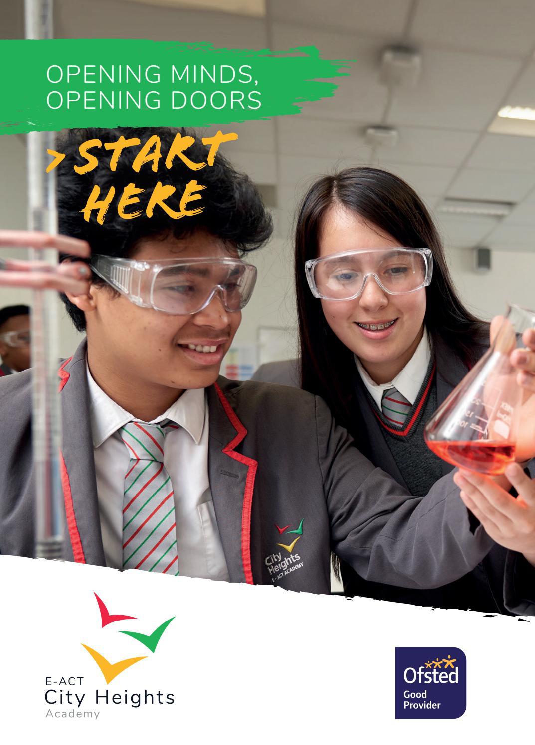 E-ACT City Heights Academy Prospectus 2021/22 by E-ACT - Issuu