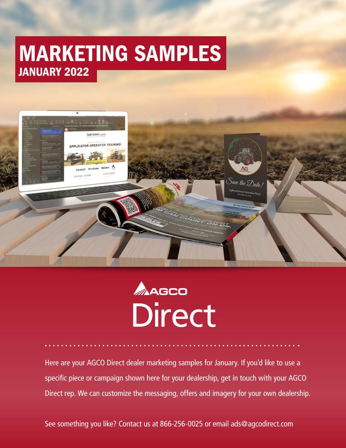 January 2022 Lookbook by AGCO Direct - Issuu