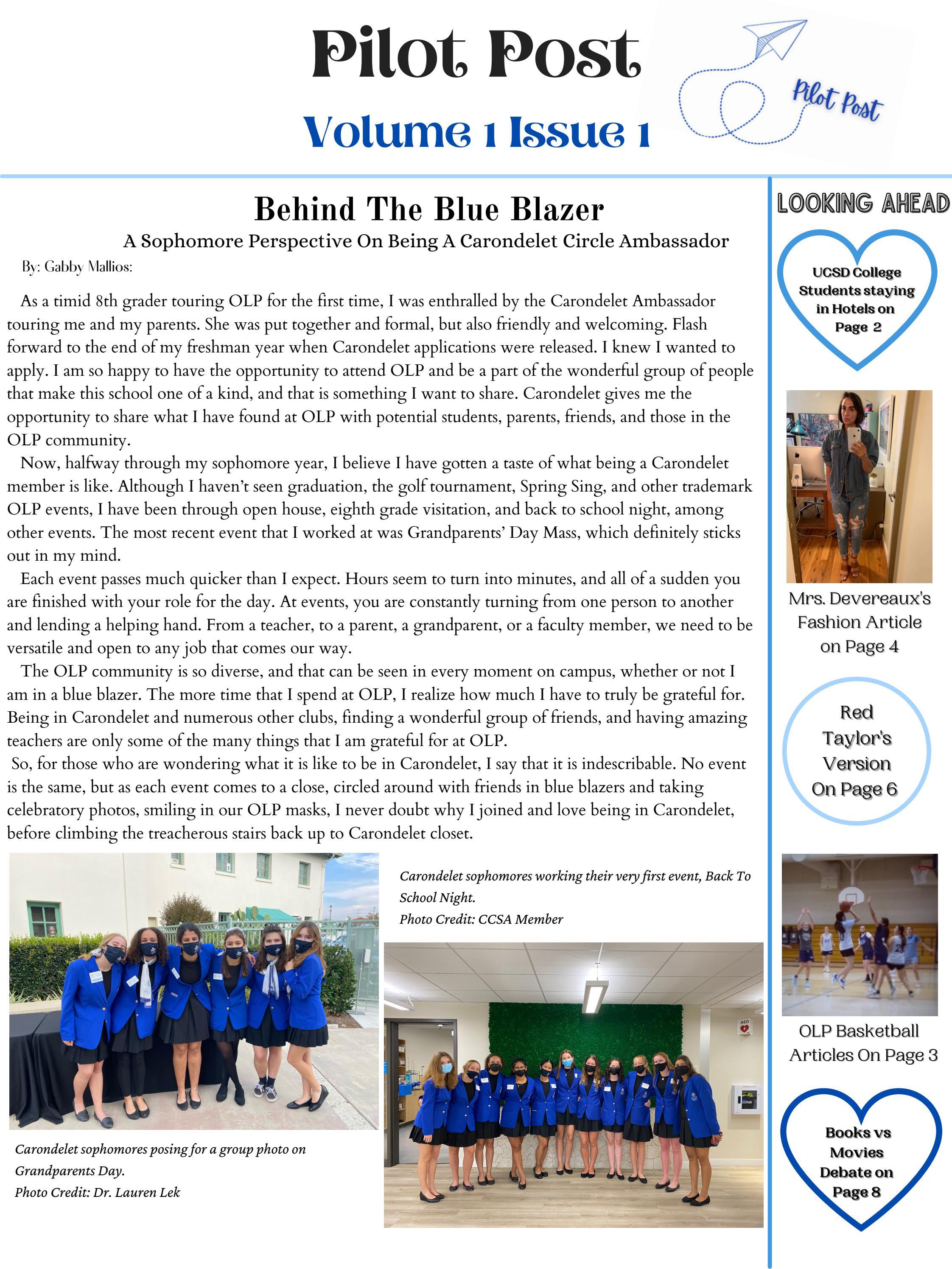 Pilot Post - Volume 1 Issue 1 by Pilot Post - Issuu