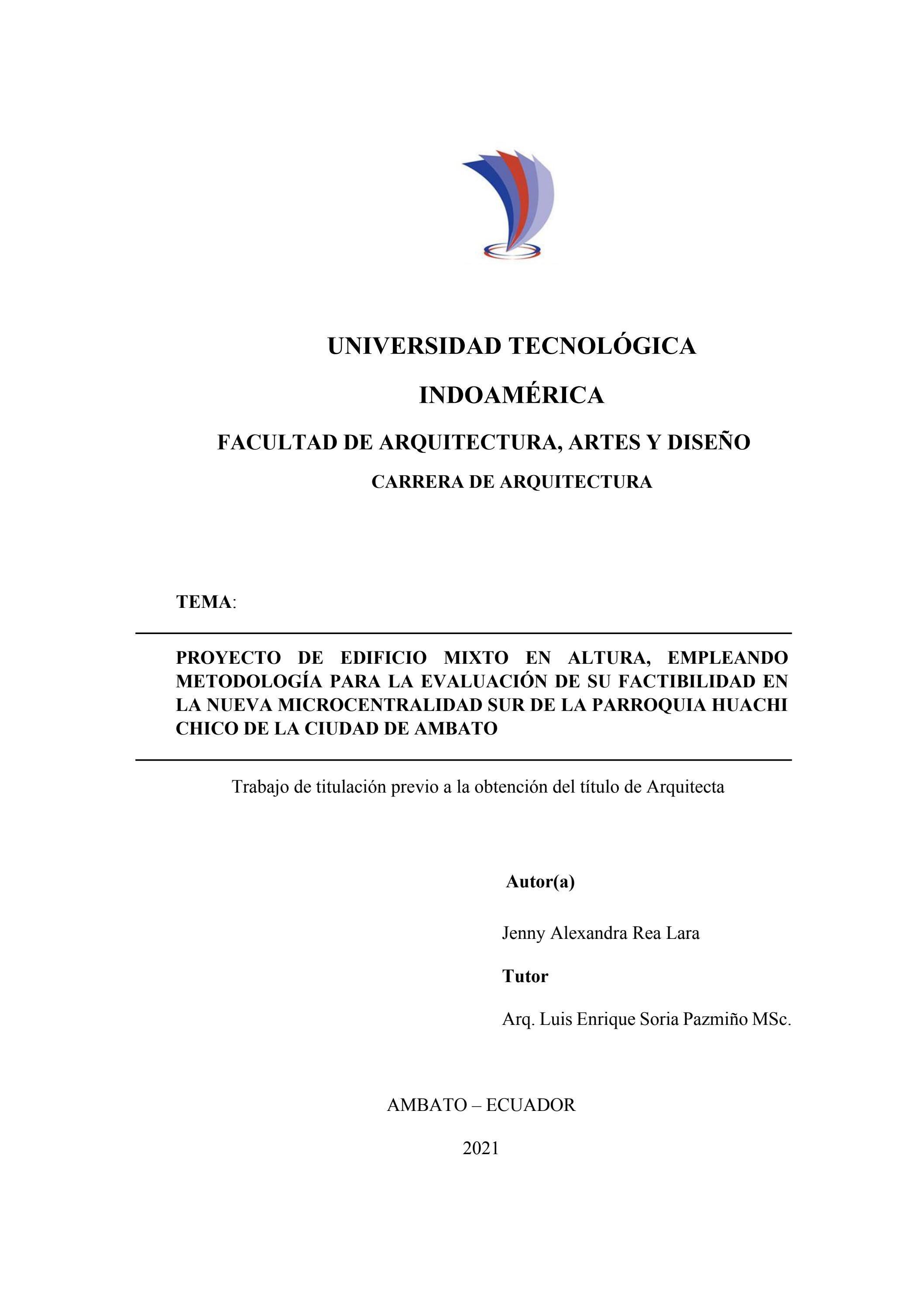 Tesis Alexandra Rea by Patin - Issuu