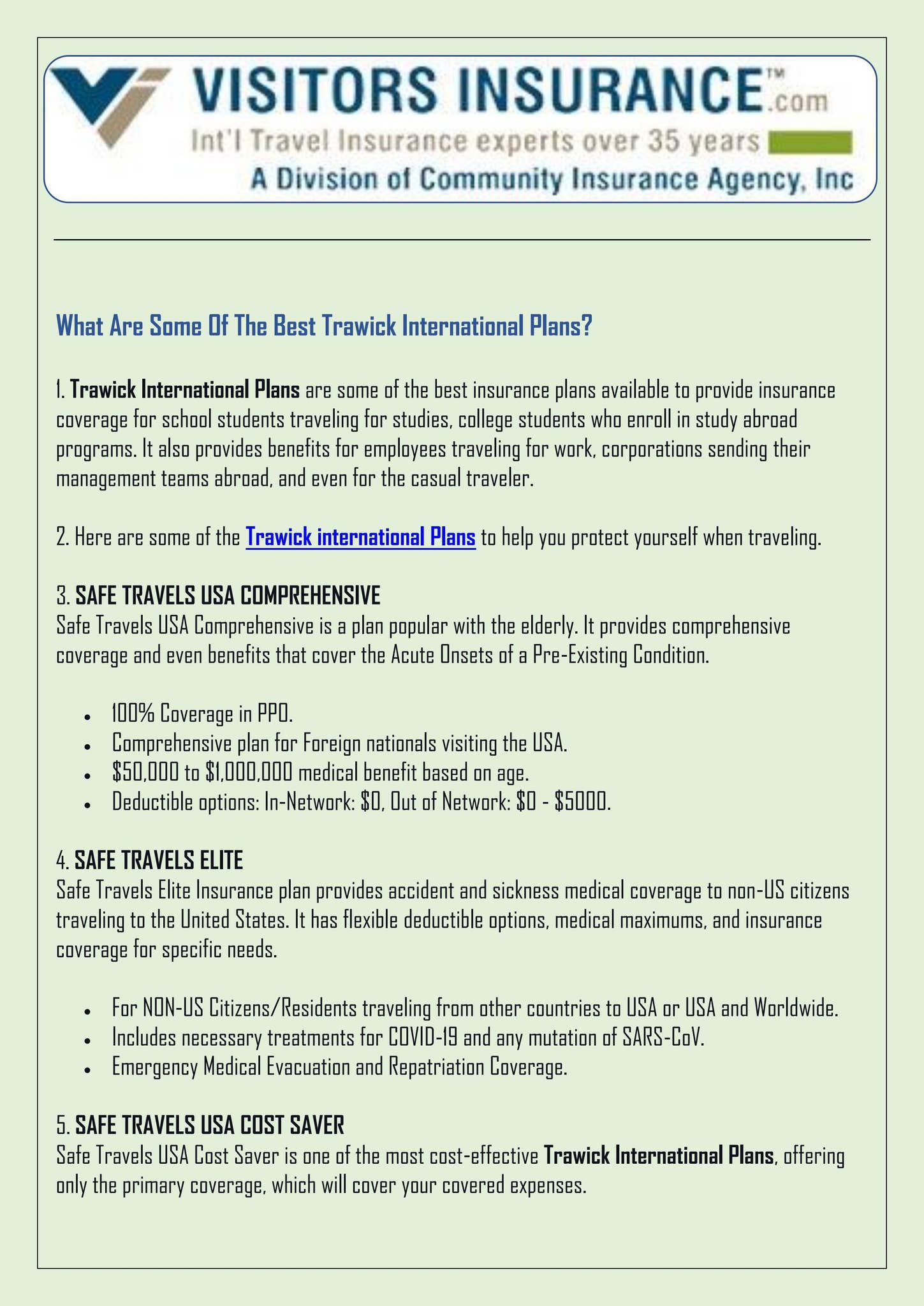 Trawick international Plans by visitorsinsurance - Issuu