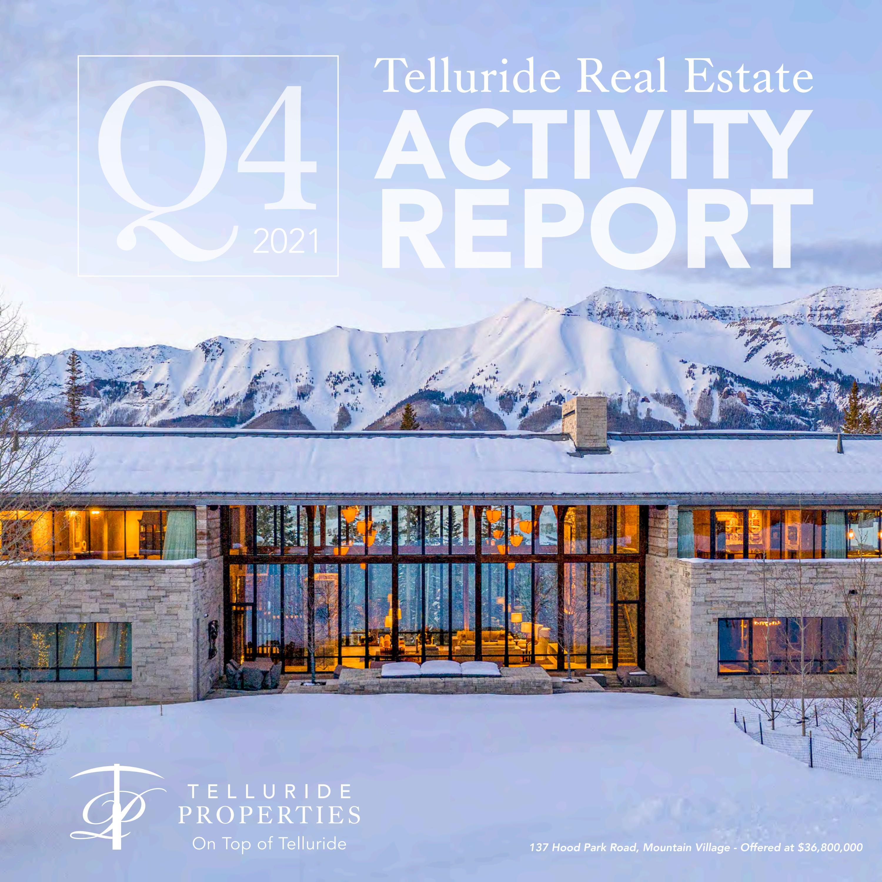 2021 Telluride Real Estate Activity Report Q4 - Telluride Properties by ...