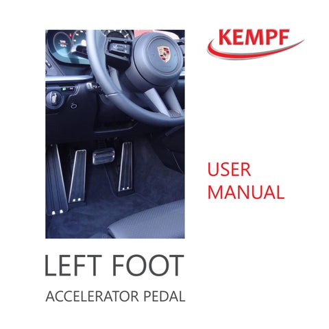 Left Foot Accelerator User Manual by kempfdoc - Issuu