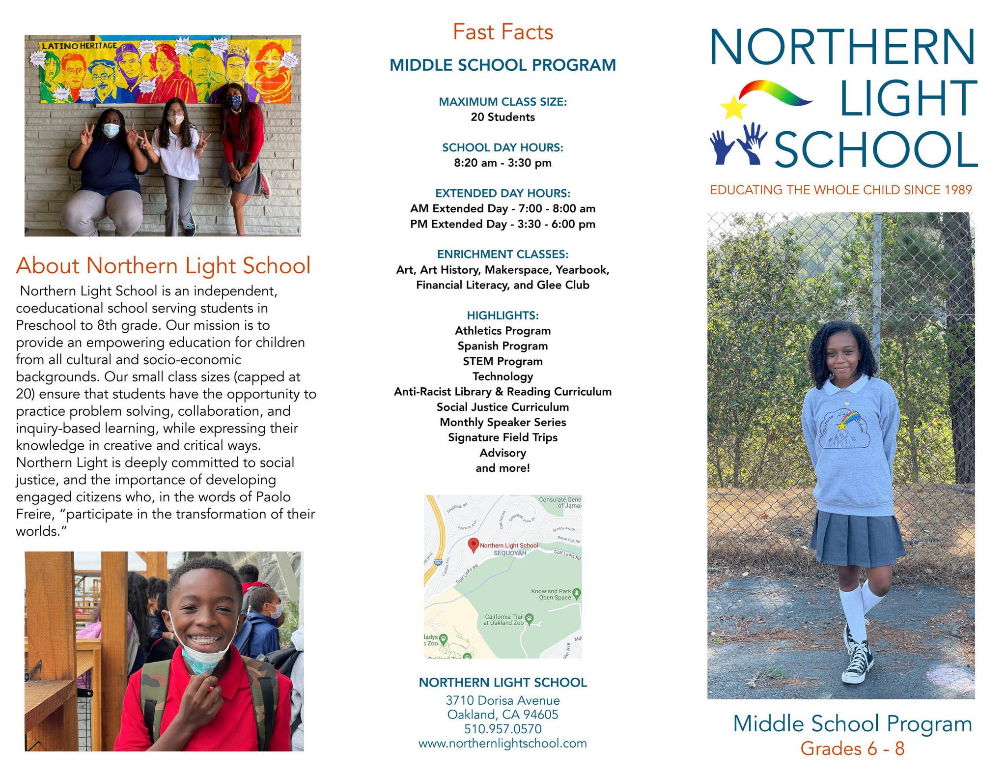 Northern Light School Middle School Pamphlet (2022-2023) by ...