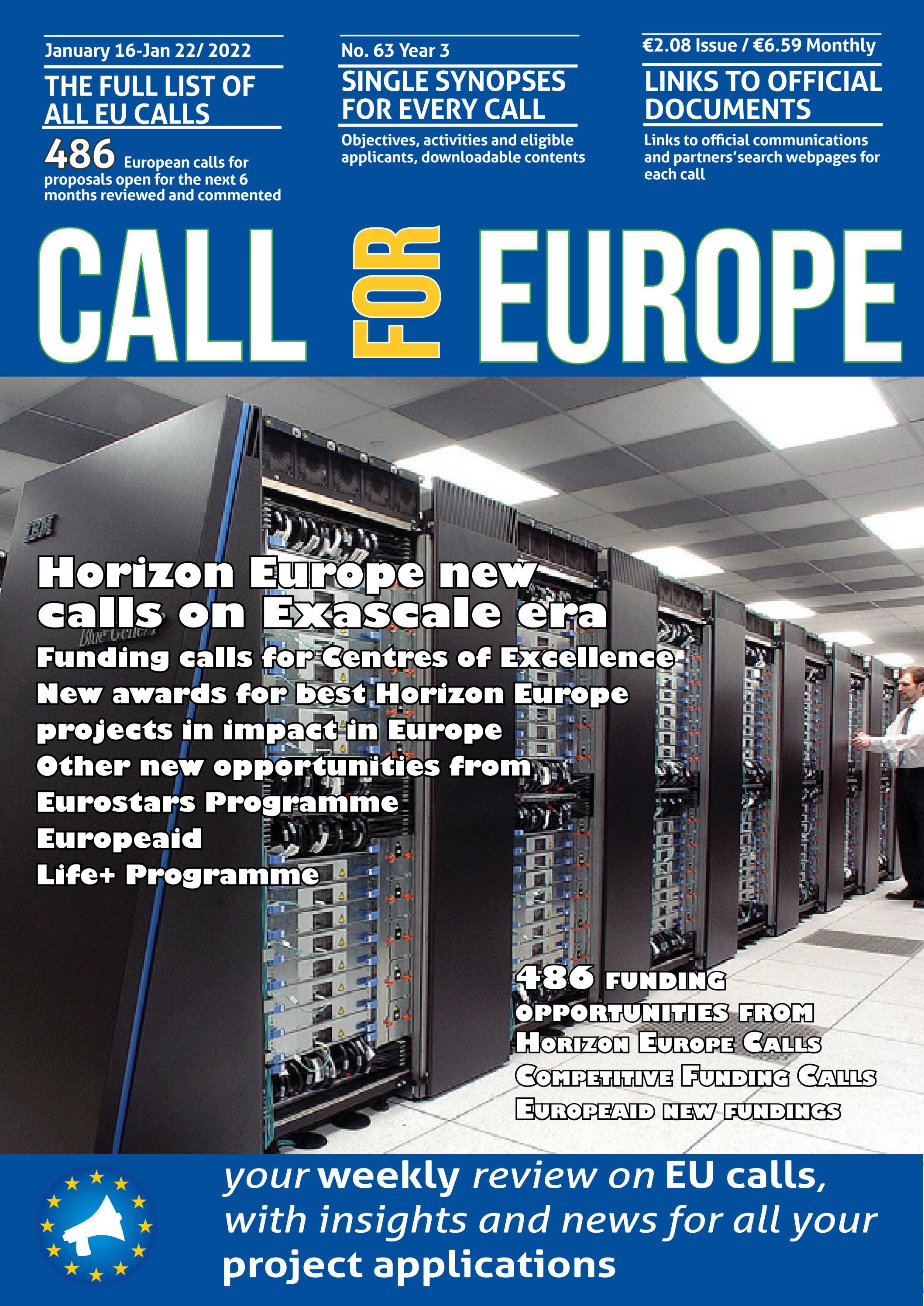 CALLforEUROPE Weekly Magazine - 16th January 2022 by call4europe - Issuu