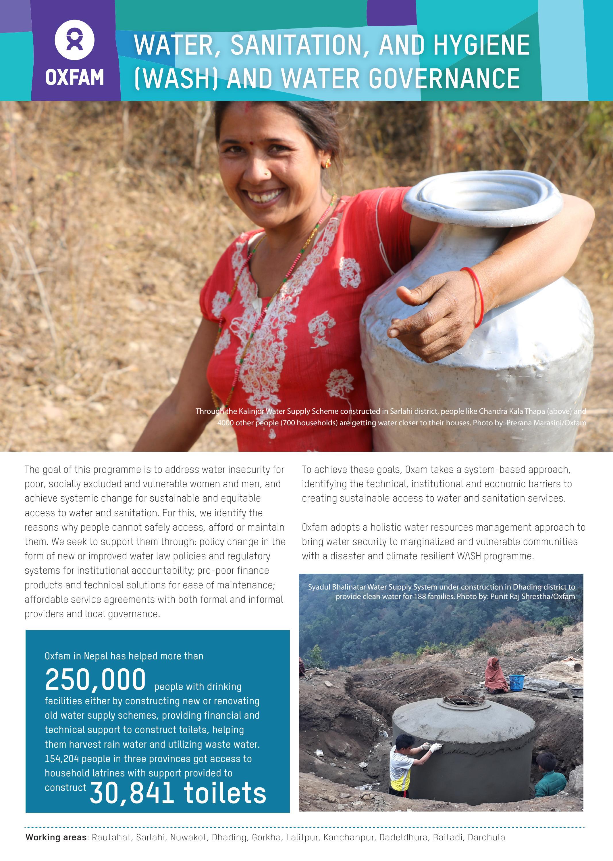 Wash and Water Governance - Oxfam by Suyog Shrestha - Issuu