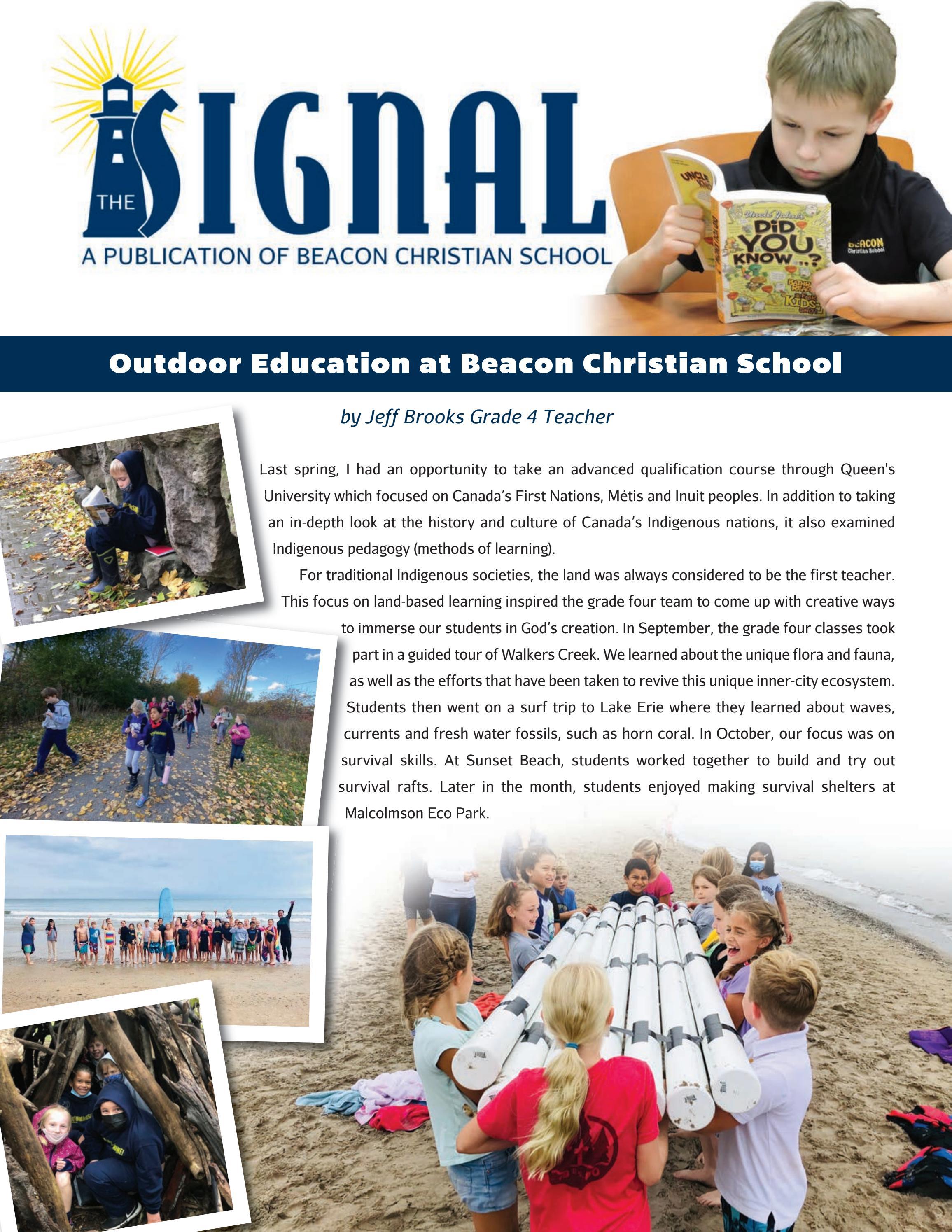 Beacon Signal - Fall 2021 by beaconchristian - Issuu