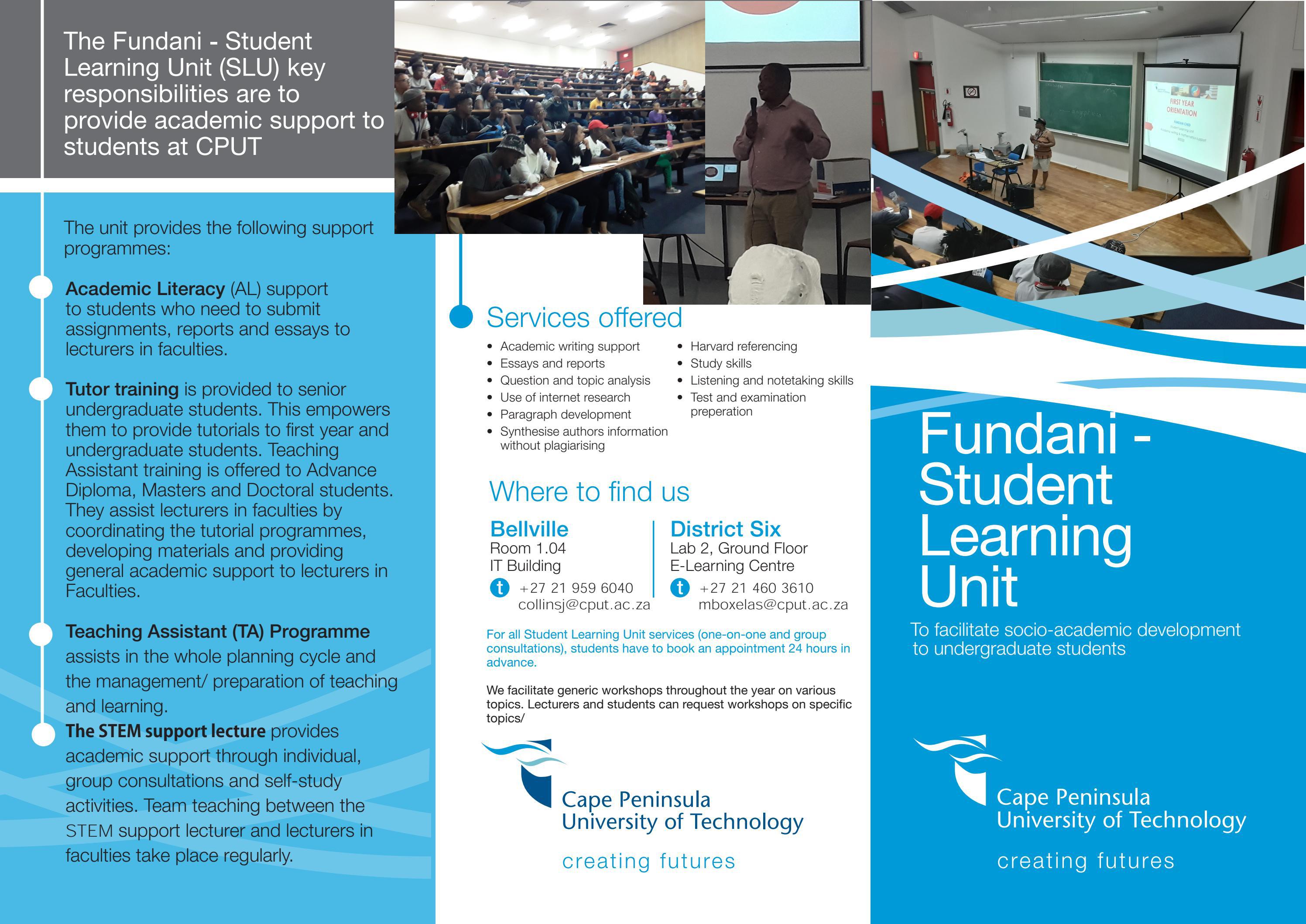 Orientation Booklet by Cape Peninsula University of Technology - Issuu