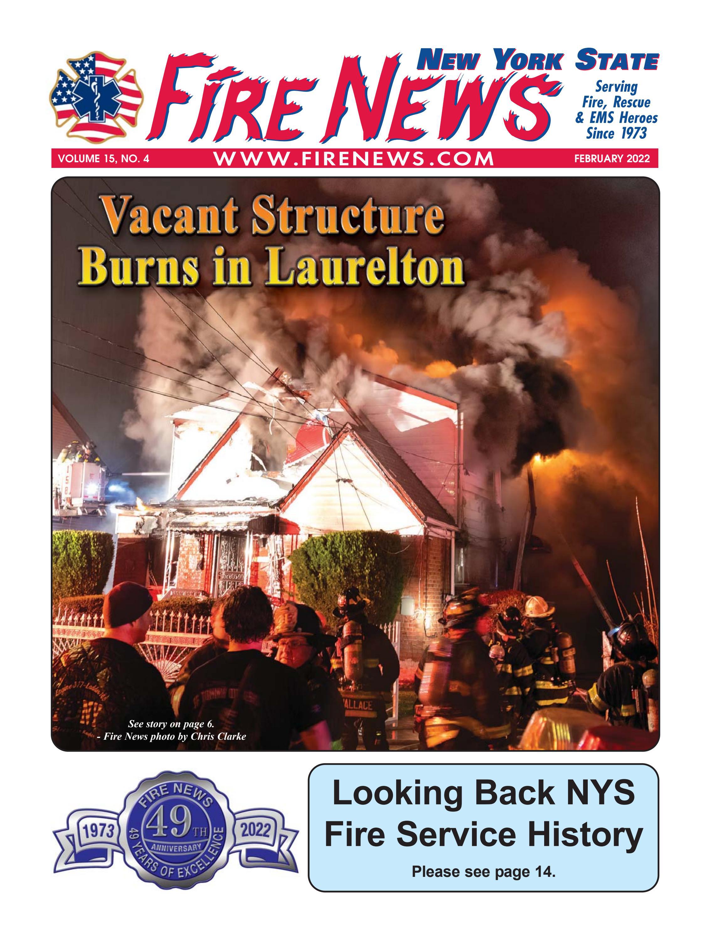 Fire News New York State, February 2022 edition by Fire News - Issuu