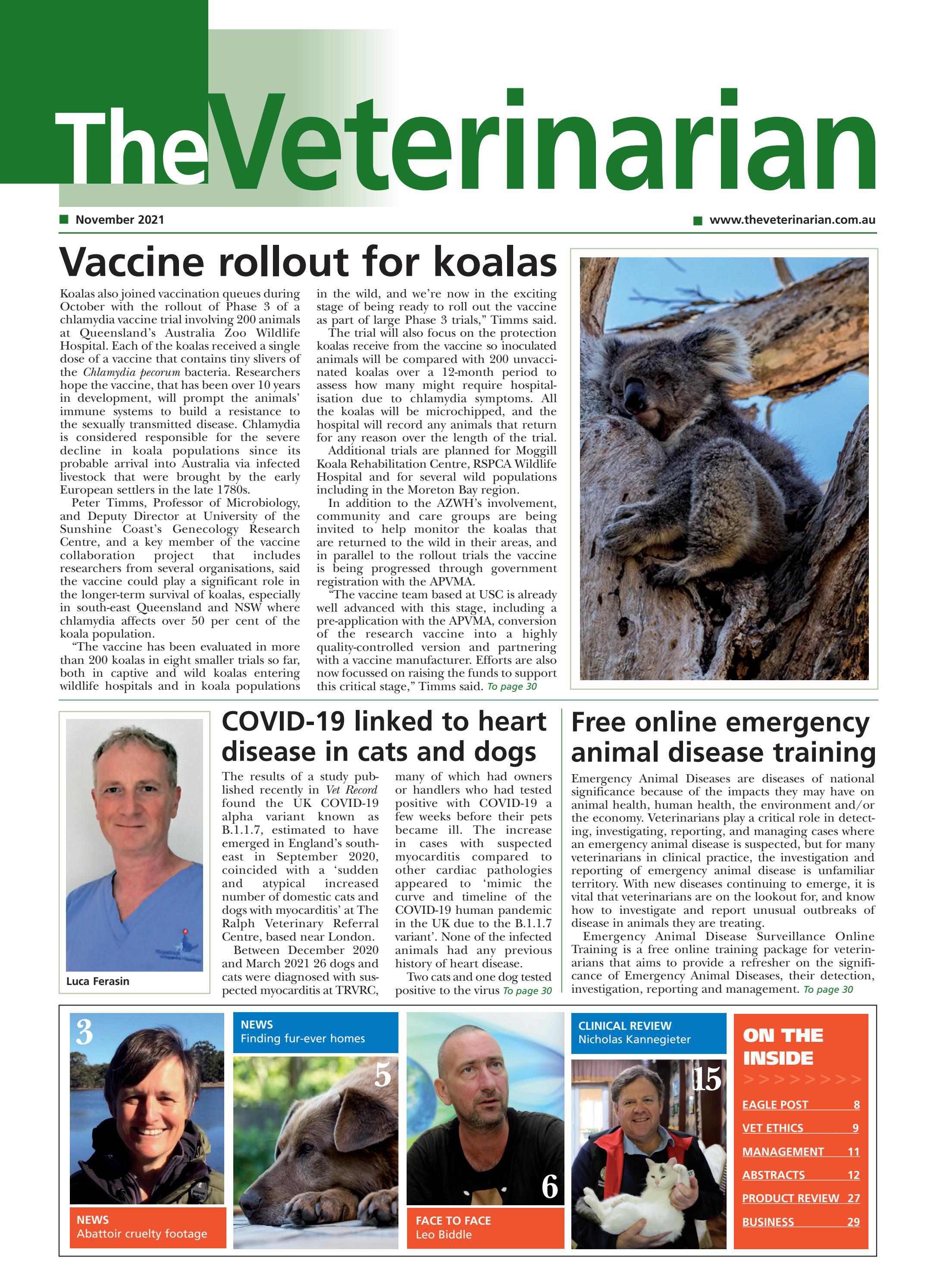 The Veterinarian November 2021 Issue by The Veterinarian Magazine - Issuu