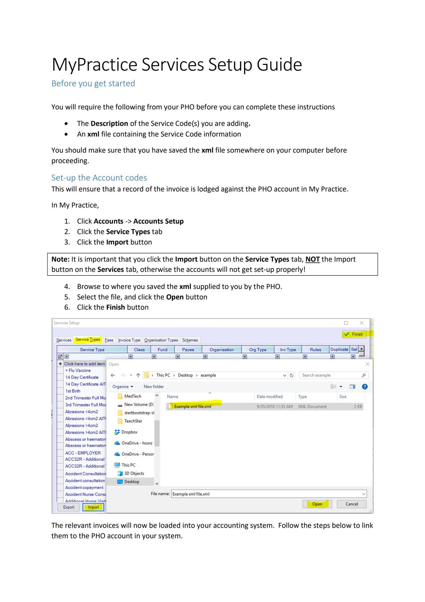 My Practice - Services Setup Guide by WBOP PHO - Issuu