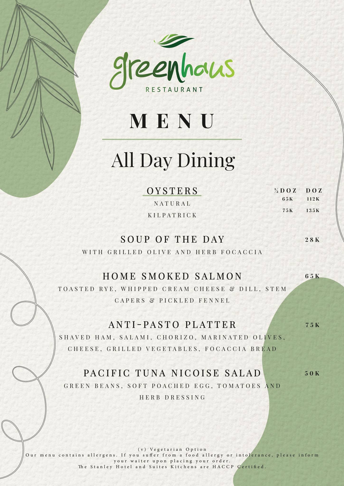 Greenhaus Menu by Just Brilliant Guides - Issuu