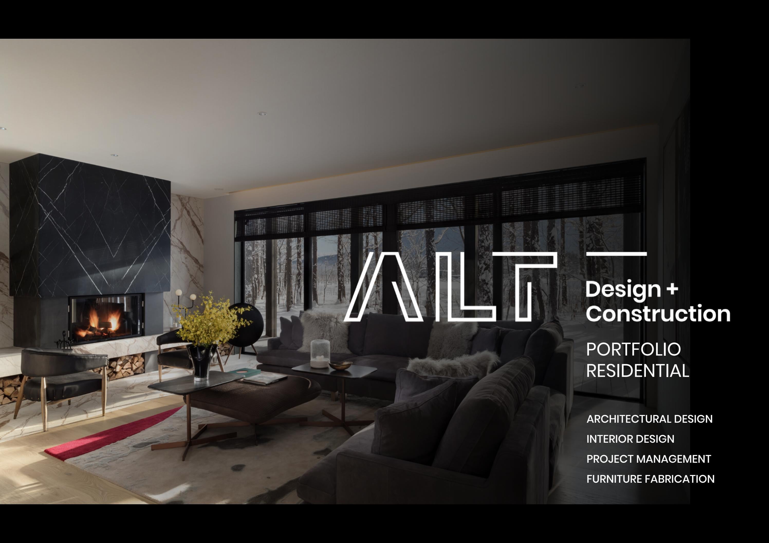ALT - Design + Construction. Residential Portfolio. by ALT-254 - Issuu