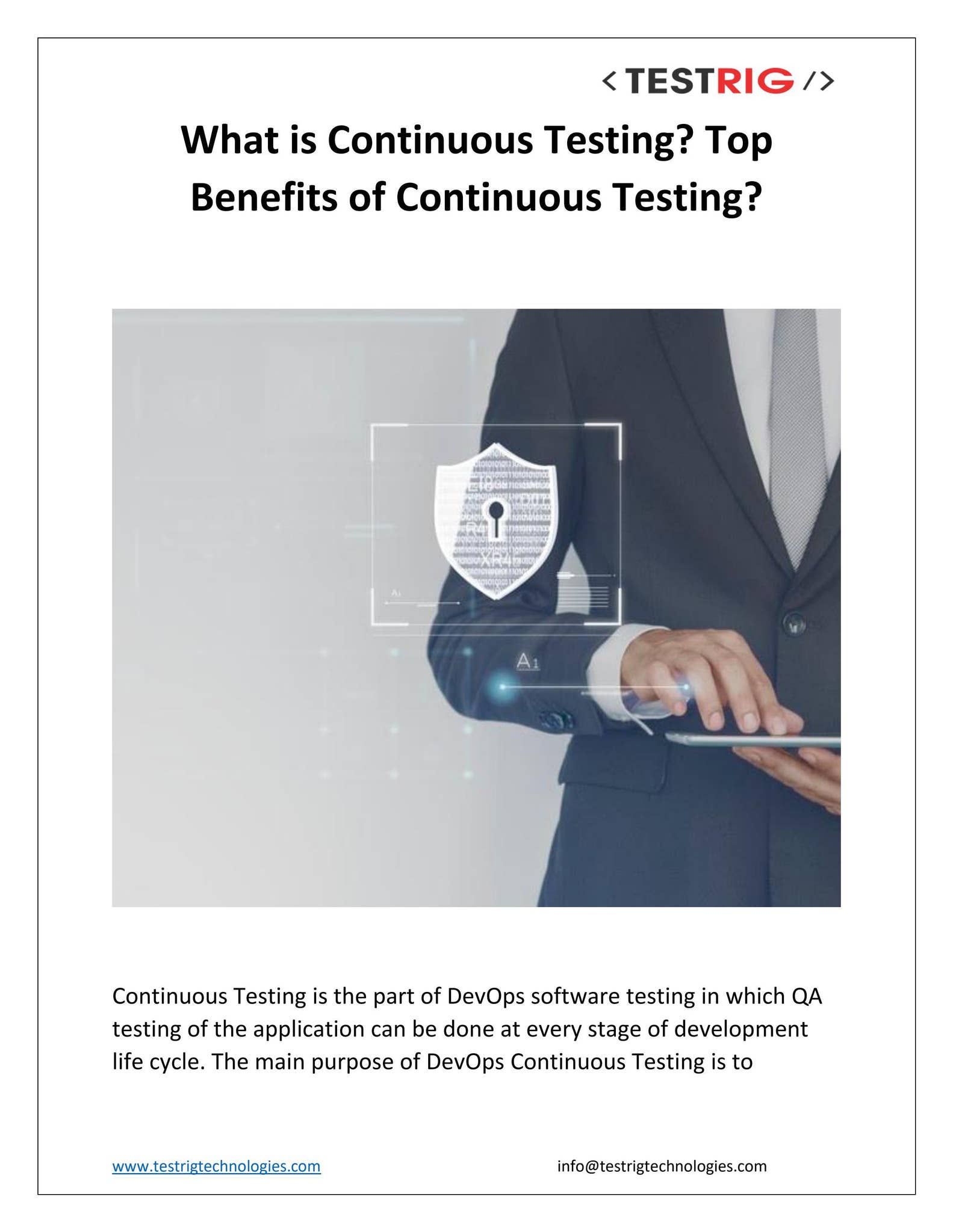 What is Continuous Testing Top Benefits of Continuous Testing by ...
