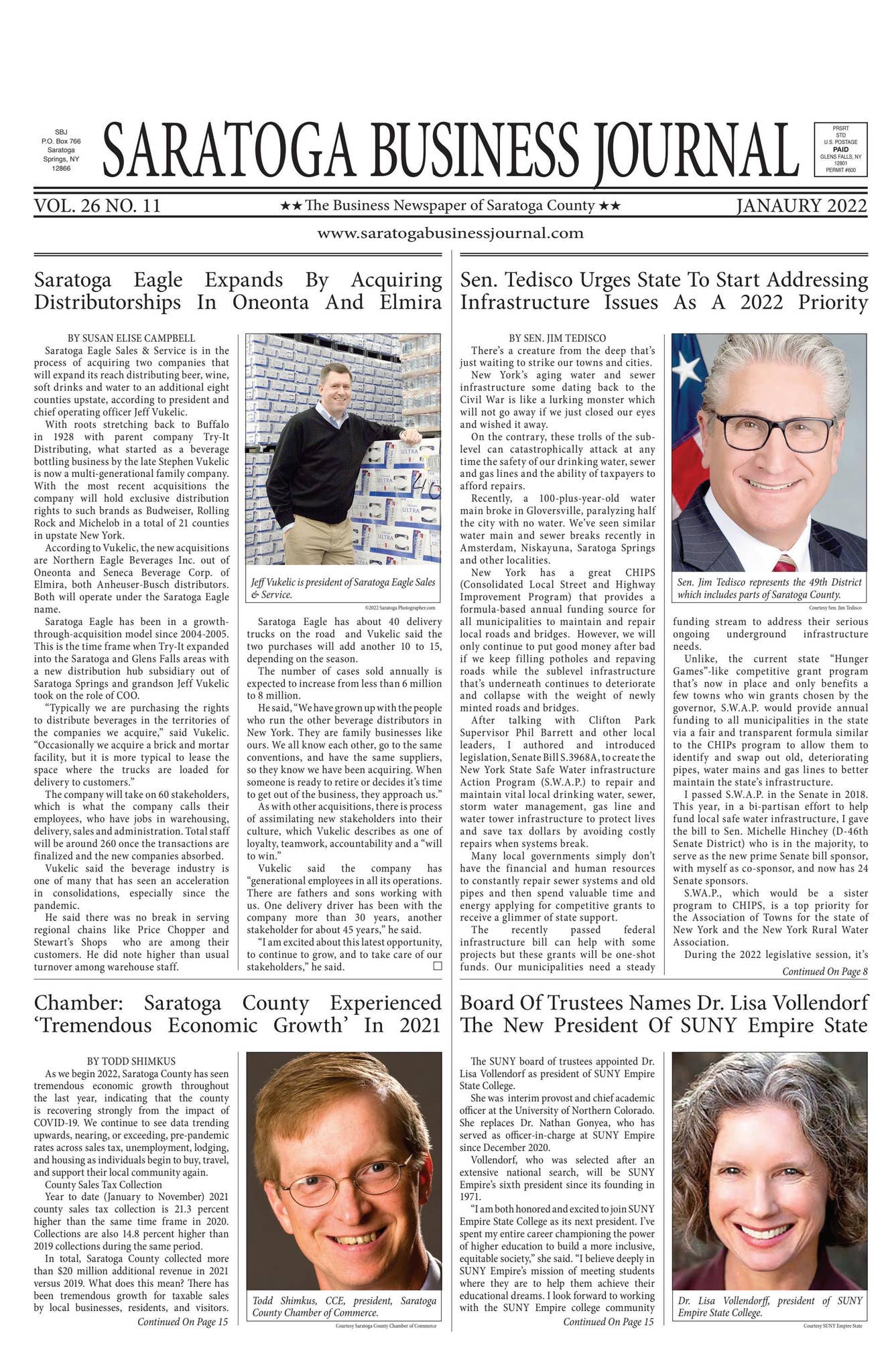 Saratoga Business Journal - January 2022 by Saratoga & Glens Falls ...