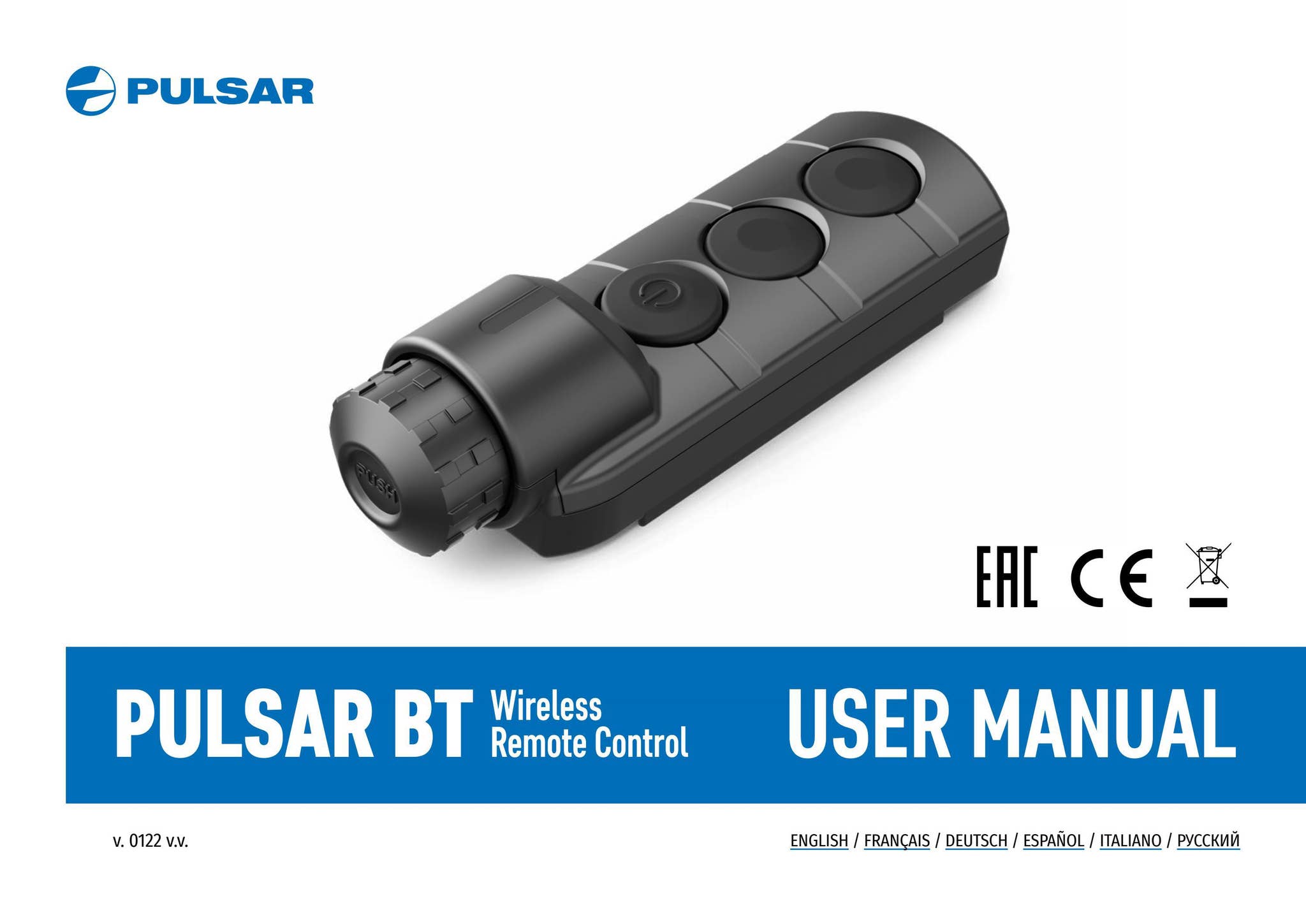 Pulsar BT Wireless Remote Control | User Manual by Yukon Advanced ...