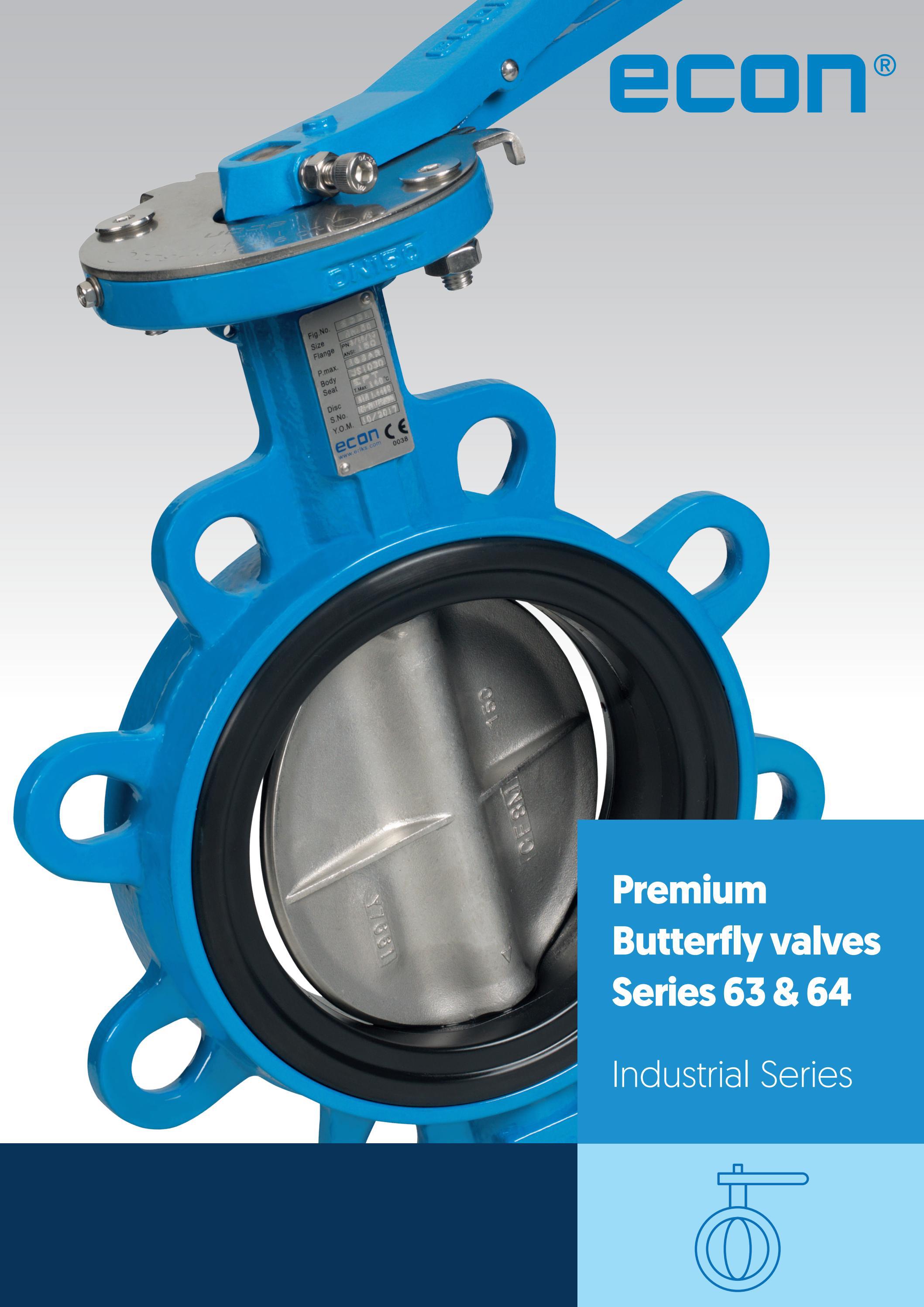 Brochure ECON Butterfly valves | Series 63 & 64 by ERIKS Nederland - Issuu