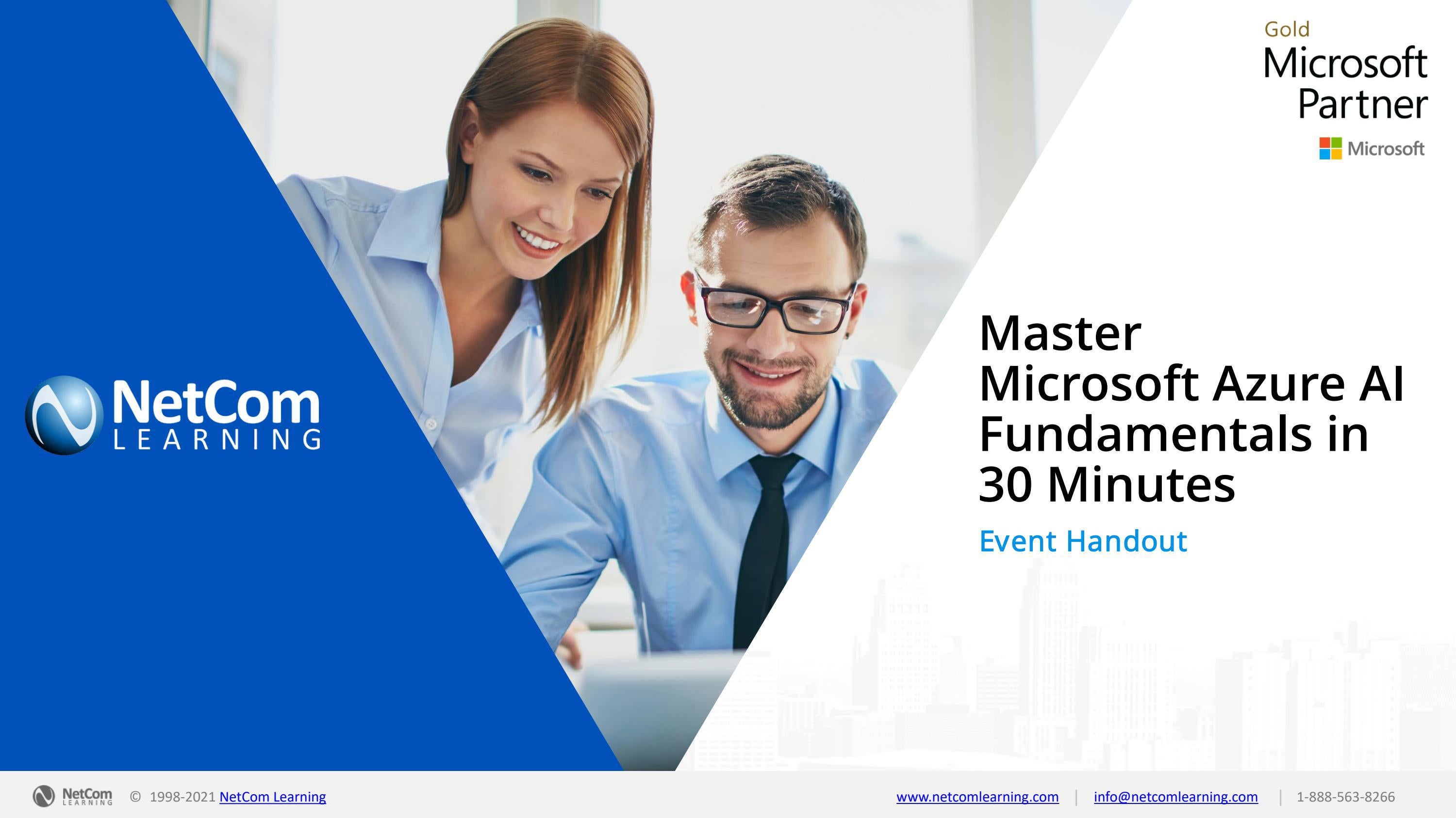 Master Microsoft Azure Ai Fundamentals By Netcom Learning Issuu