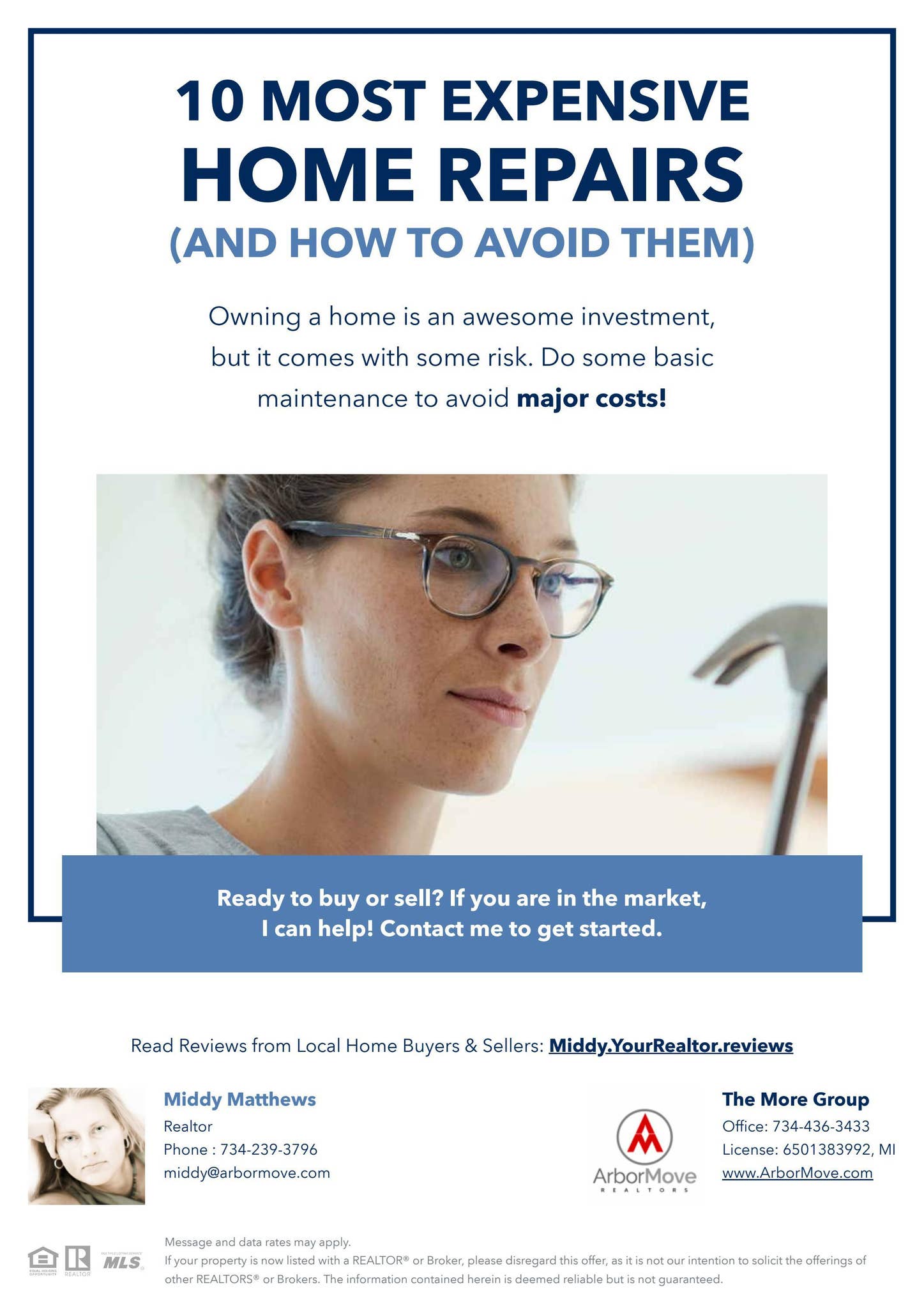 10 Most expensive home repairs and how to avoid them. by Arbor Move ...