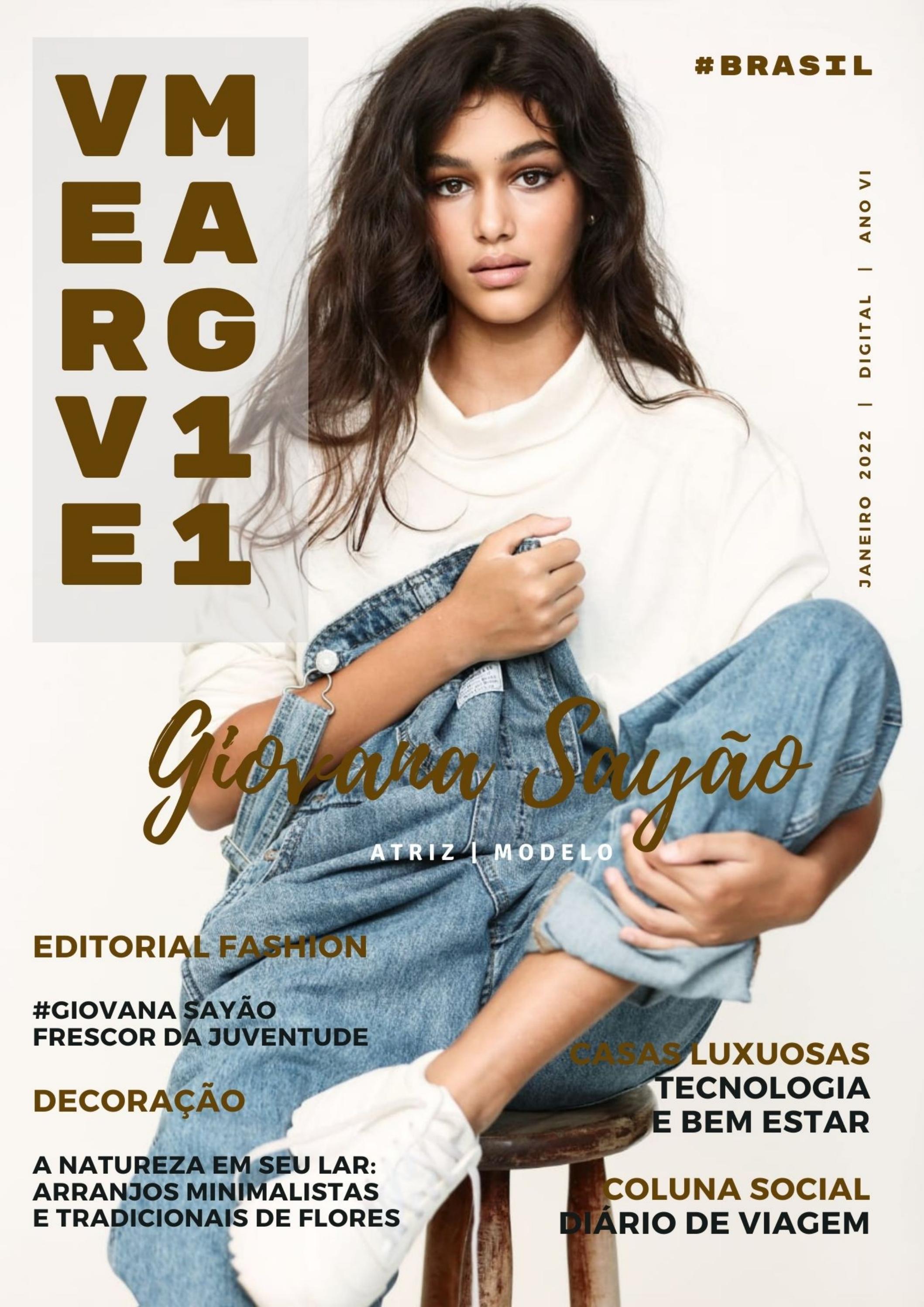 Revista Digital VERVE MAG Internacional Vol.11 - Capa: Giovana Sayão ...