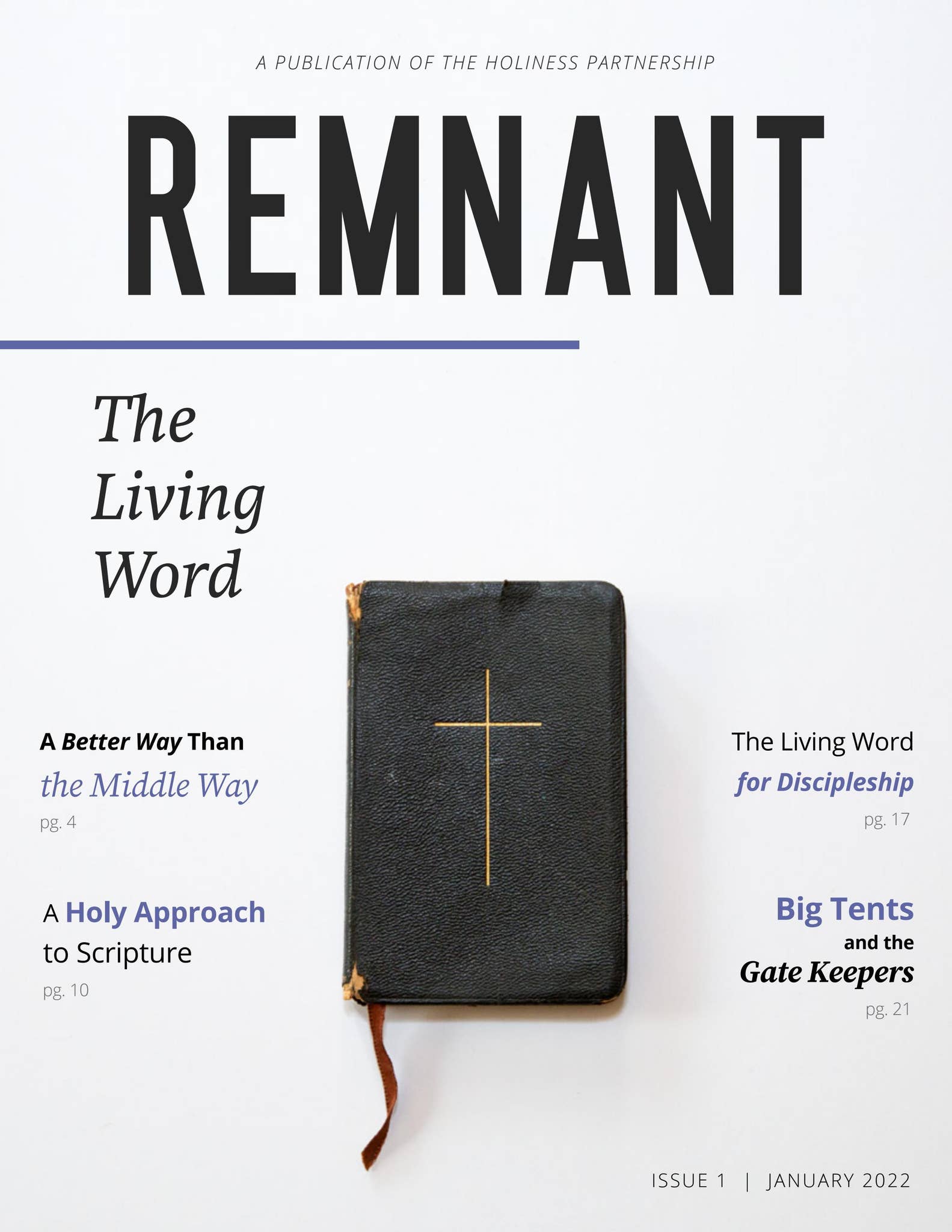 Remnant Magazine: Issue 1 by theHolinessPartnership - Issuu