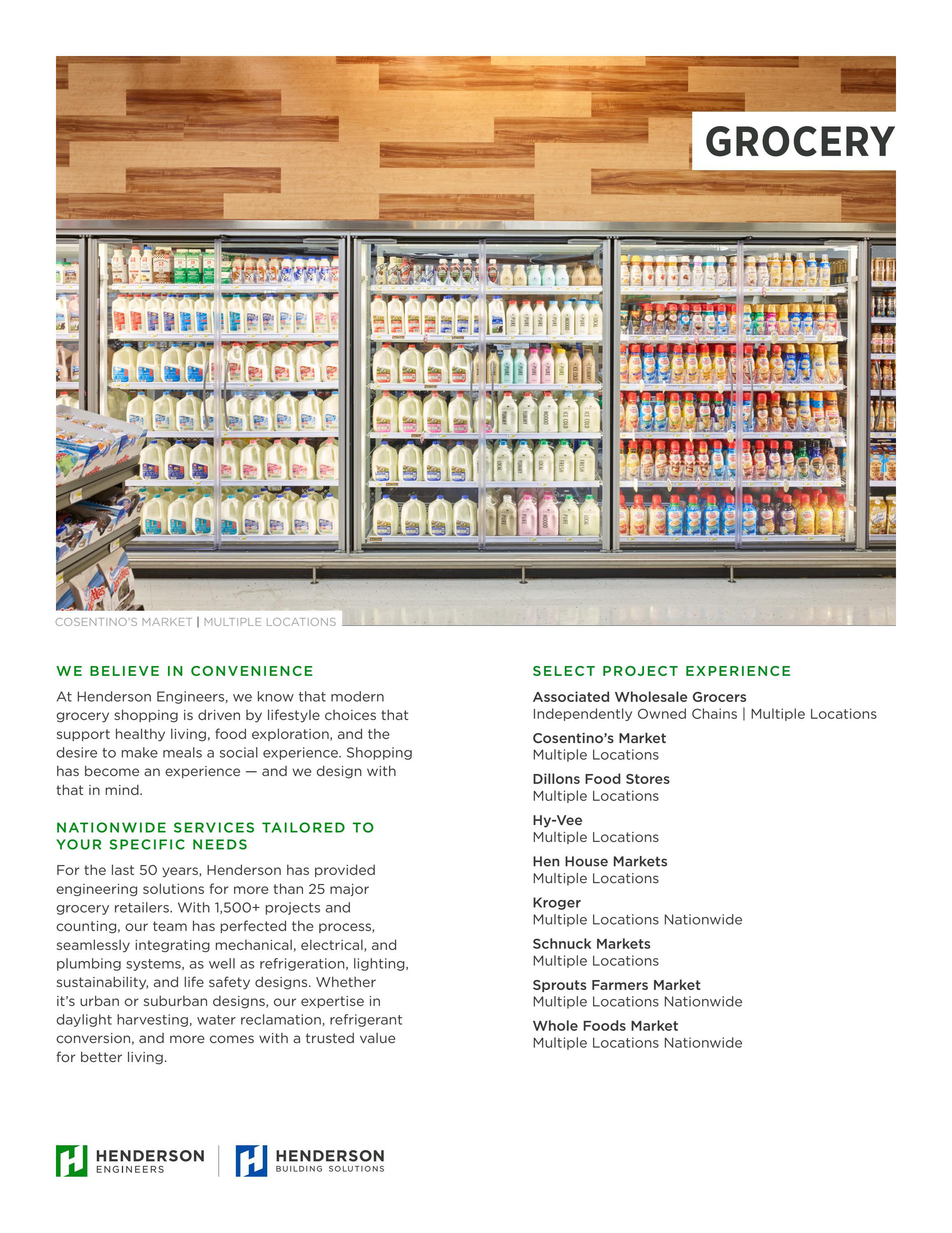 Retail Sector Grocery Introduction by hendersonengineers - Issuu