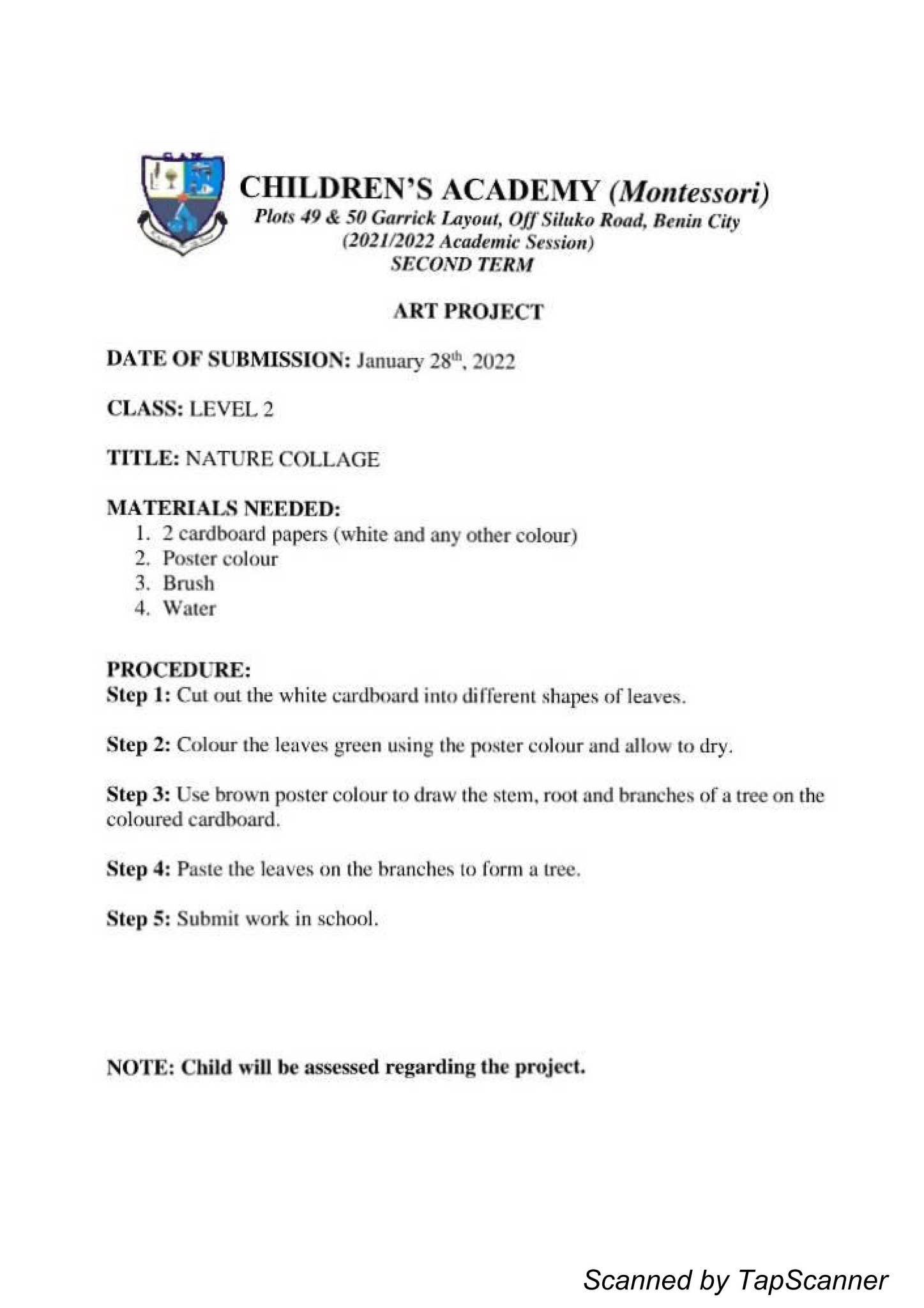 Level 2 Art Project by Gra chef - Issuu