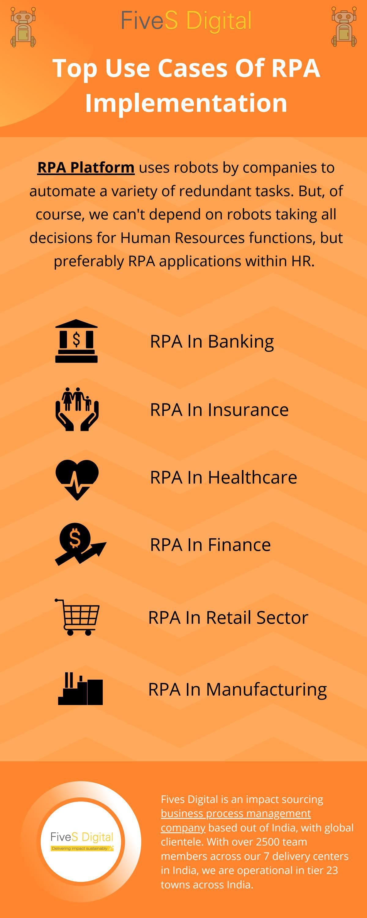 Top Use Cases Of RPA Implementation by fivesplashdigital - Issuu