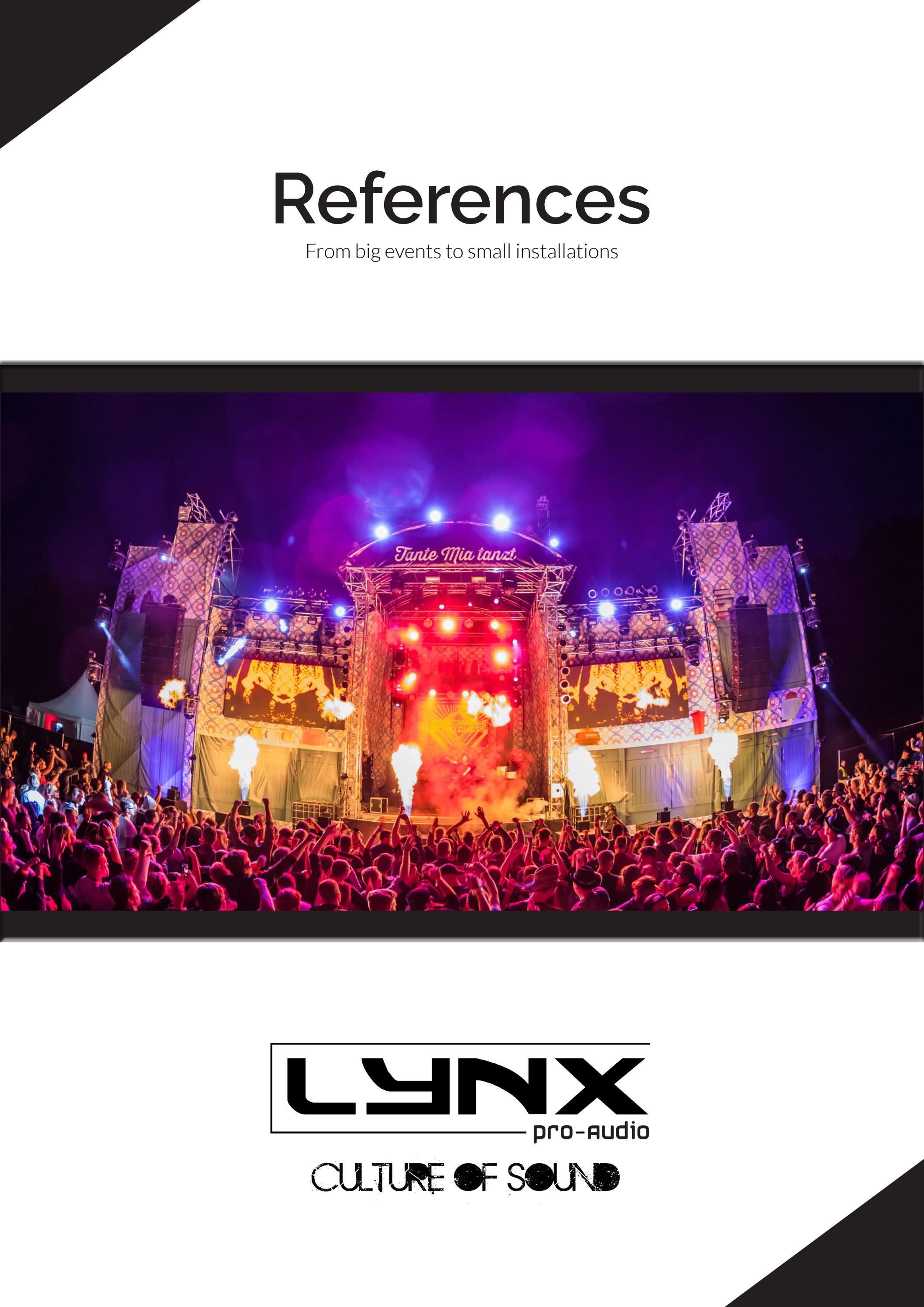 Lynx Pro Audio References (updated) by Lynx Pro Audio - Issuu