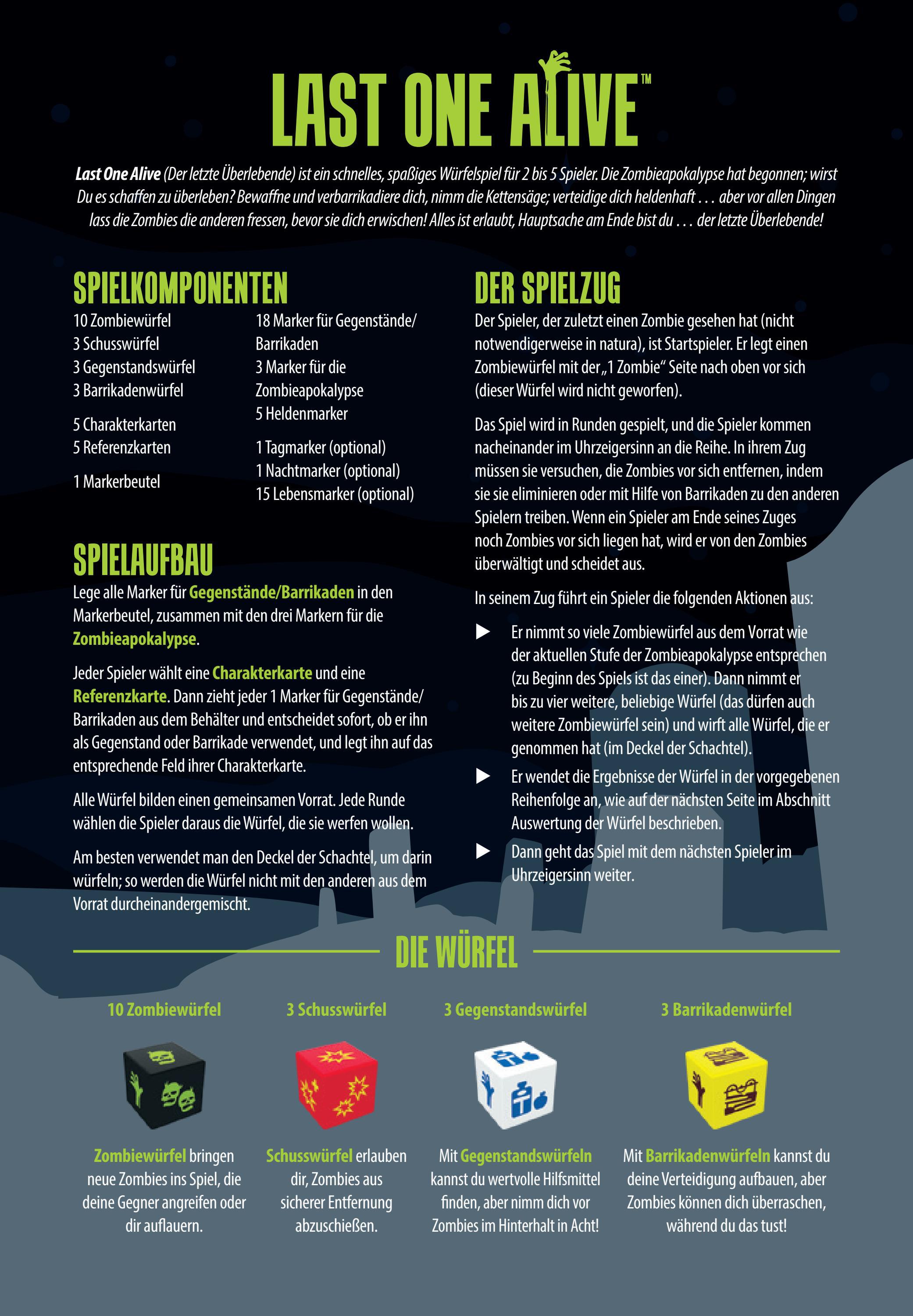 Last One Alive (German Rulebook) by Ares Games Srl - Issuu