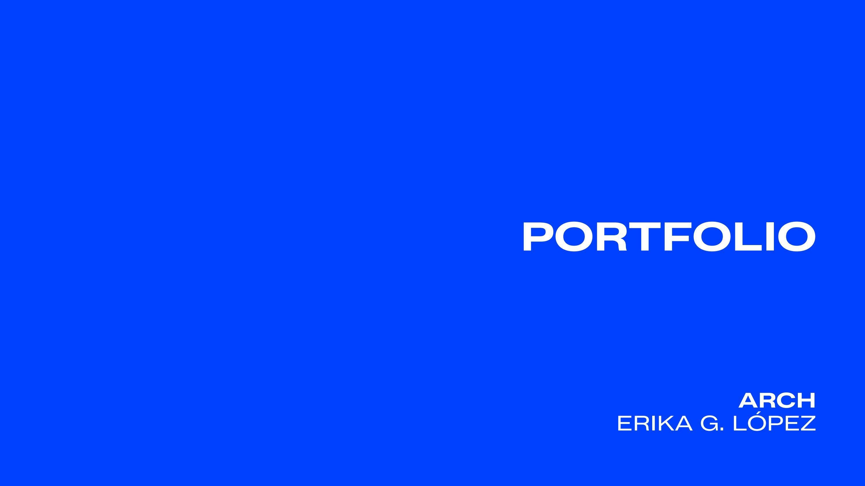 Arch. Erika Lopez portfolio by arqerikaglopez - Issuu