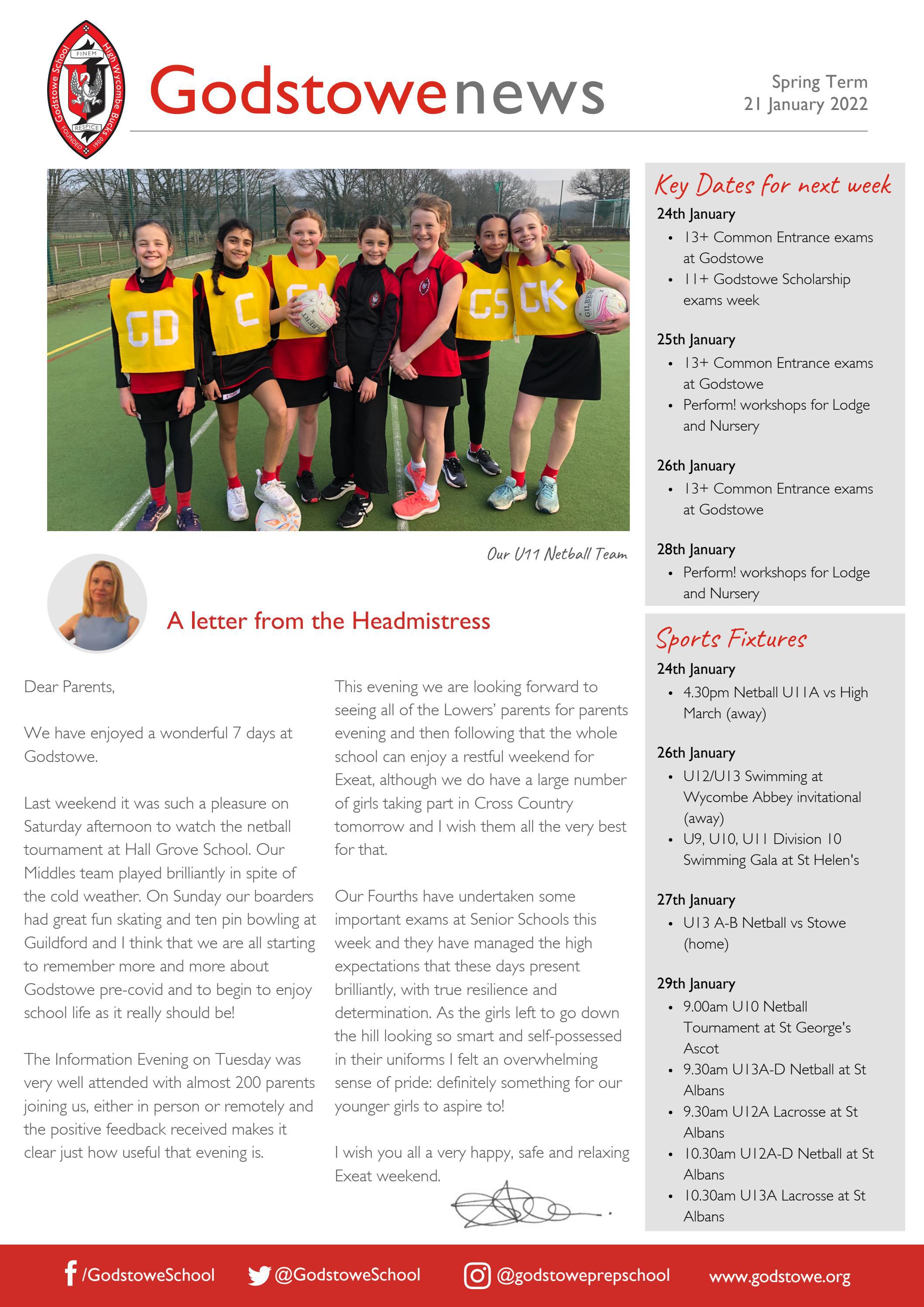 Godstowe News - Spring Term 2022 21/01 by GodstowePrep - Issuu