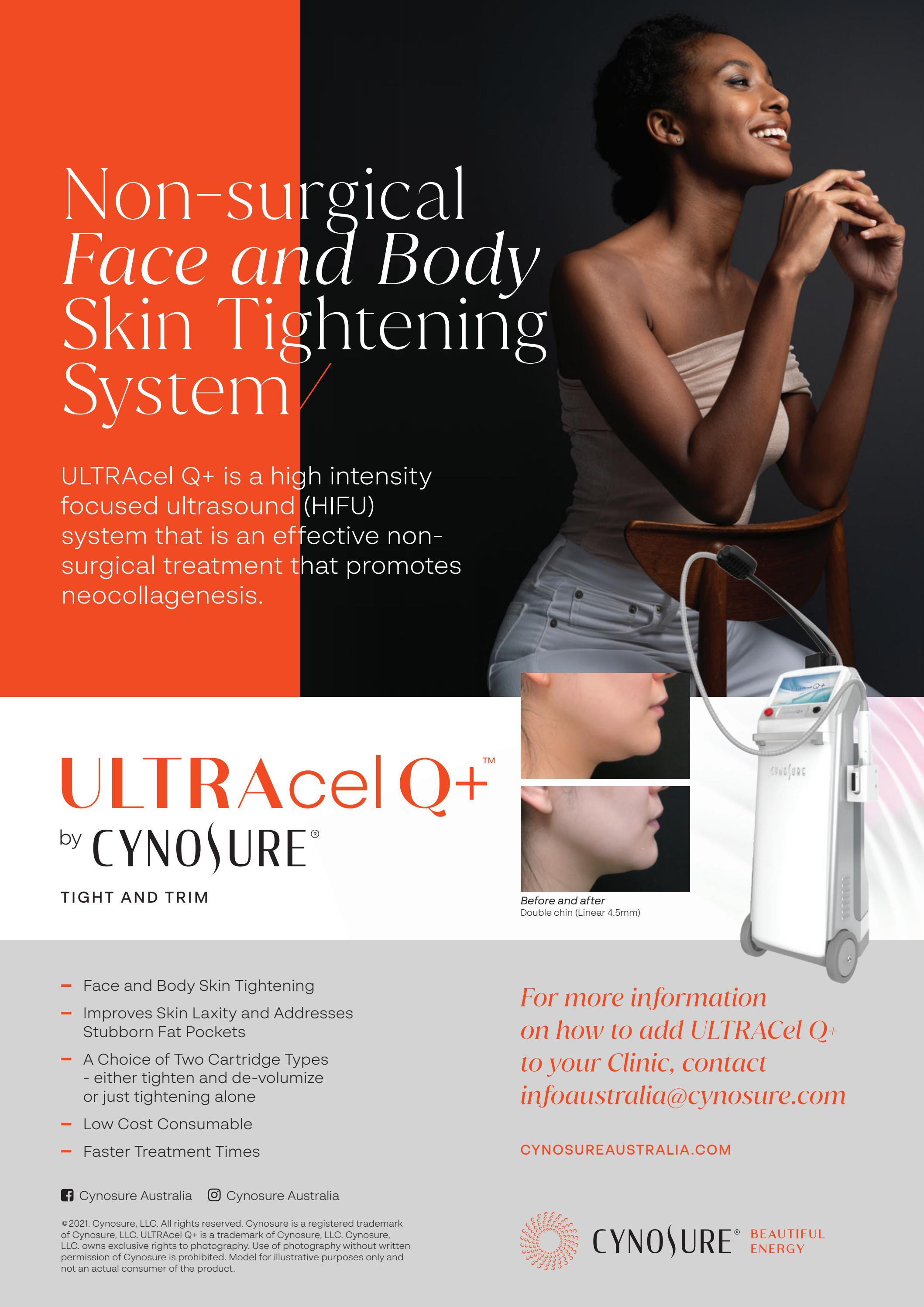 ULTRAcel Q+ as featured in Professional Beauty by cynosure2021 - Issuu
