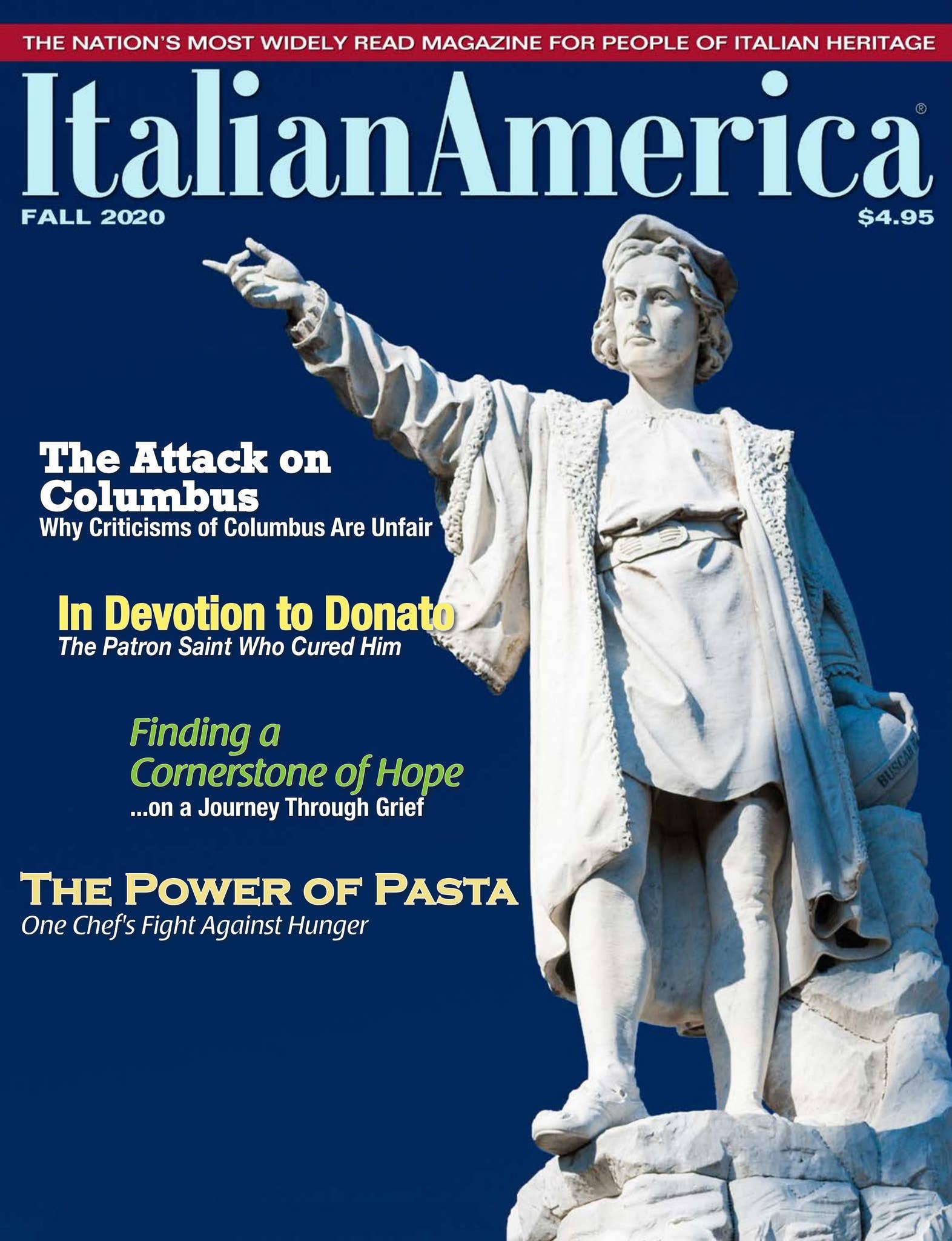 Italian America Magazine - Fall 2020 by ordersonsofitaly - Issuu