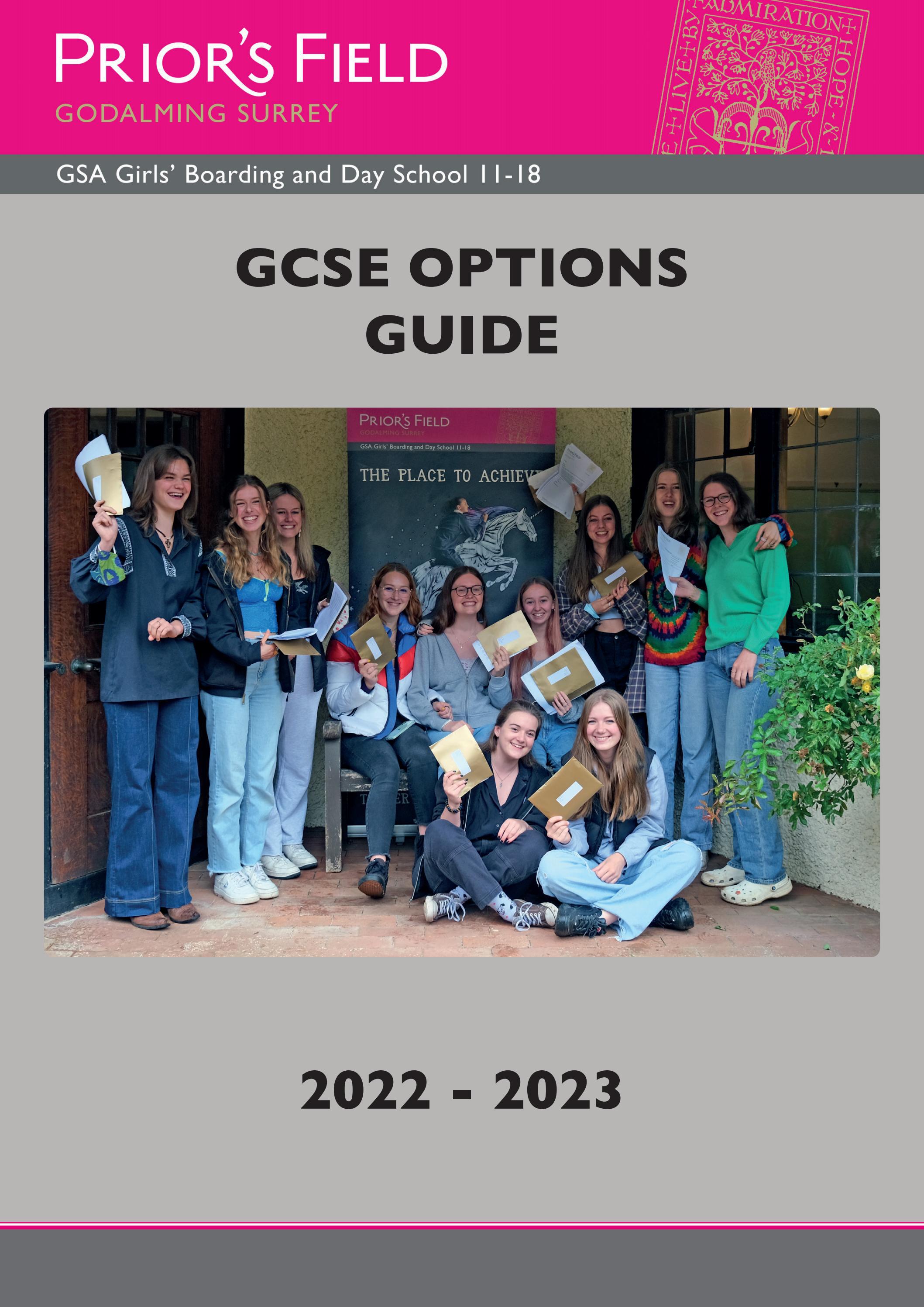Prior's Field GCSE Options 2022-2023 by Prior's Field - Issuu