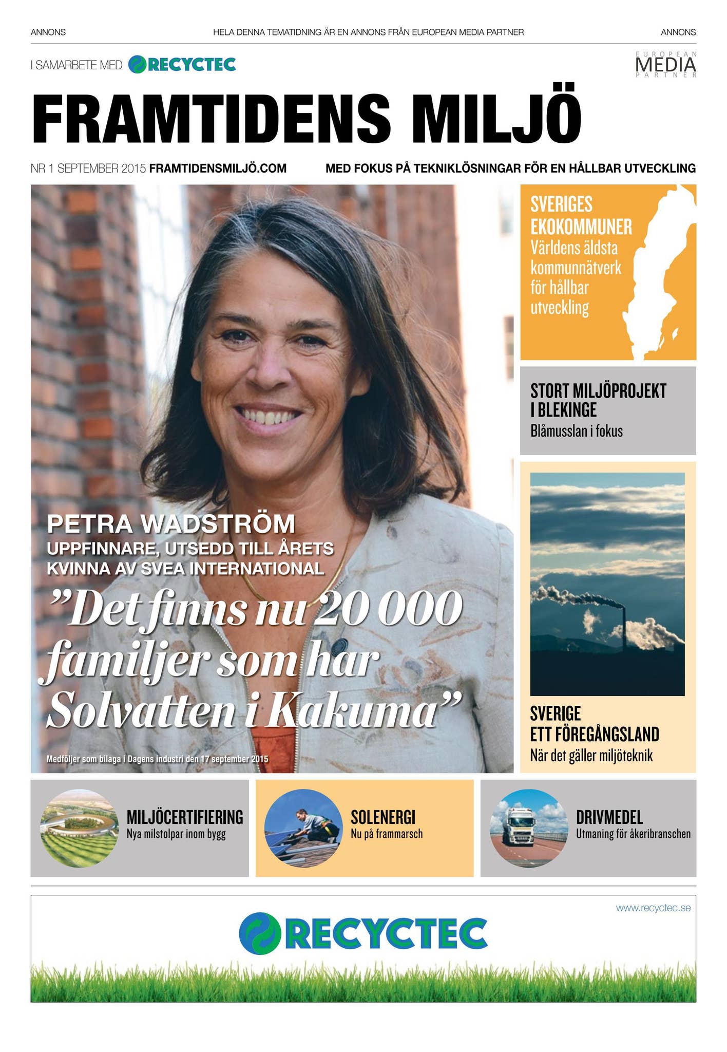 Framtidens Miljö #1 by Contentway - Issuu