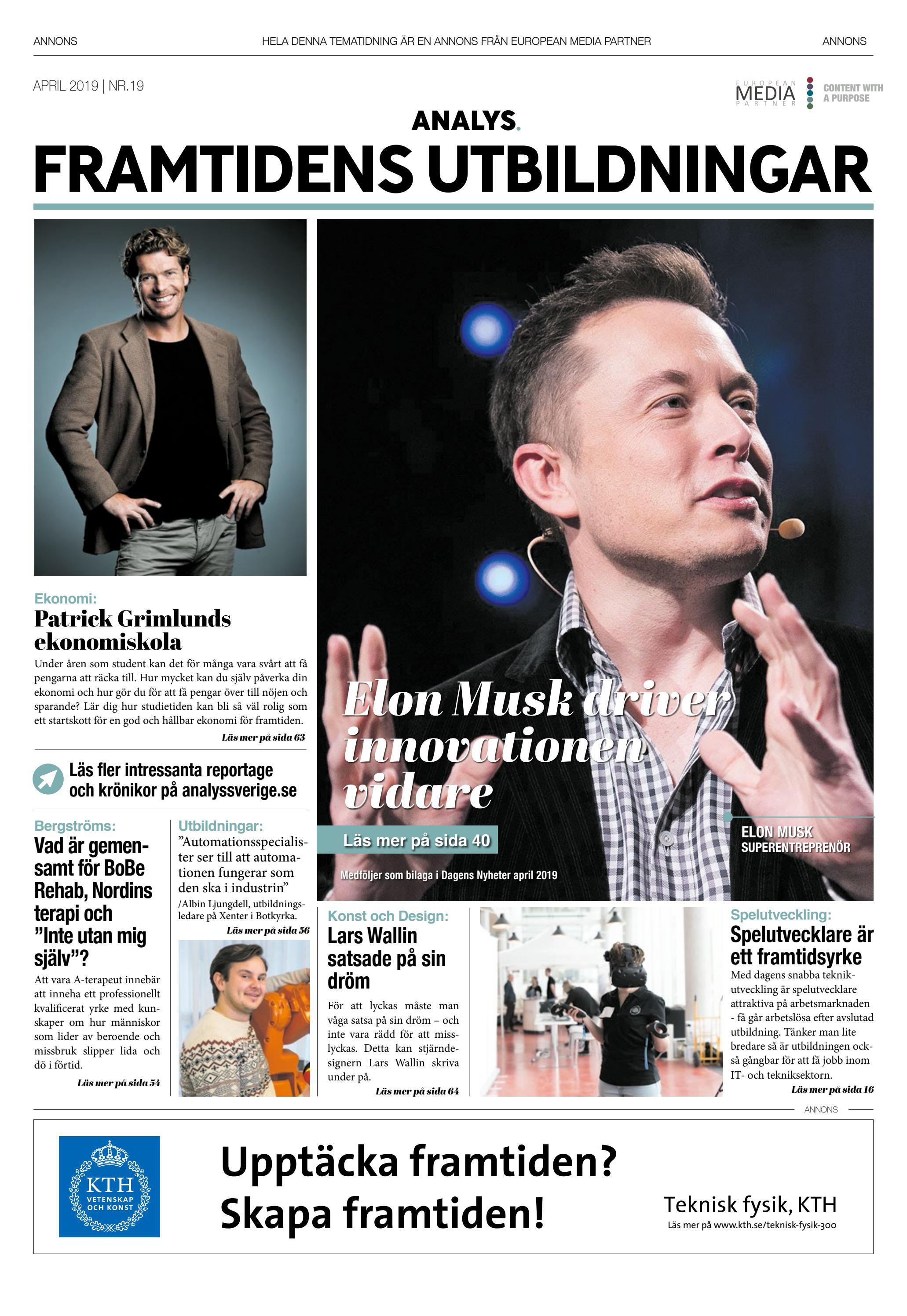 Analys #19 Framtidens utbildningar by Contentway - Issuu