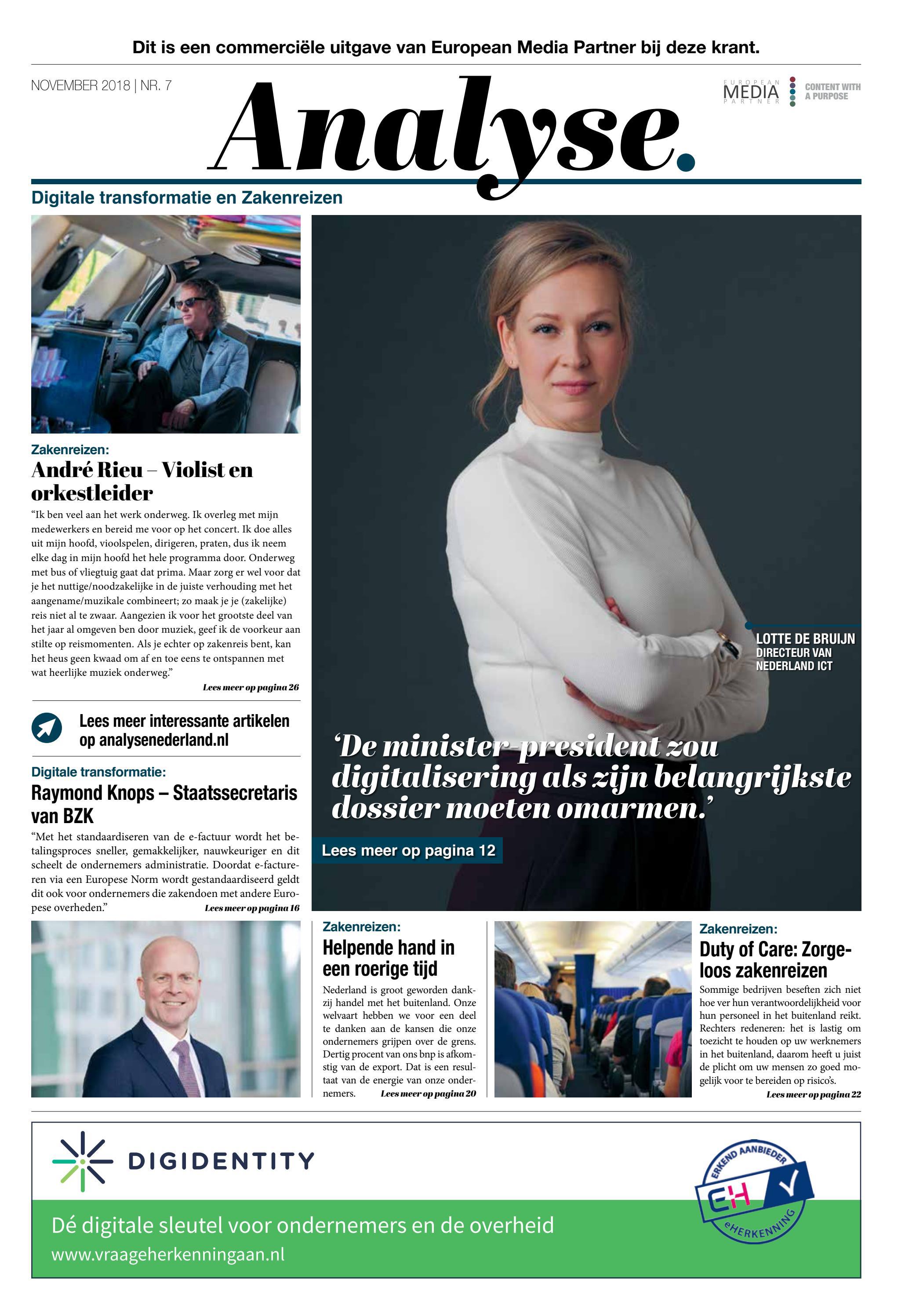 Analyse #7 Digitale transformatie en Zakenreizen by Contentway - Issuu