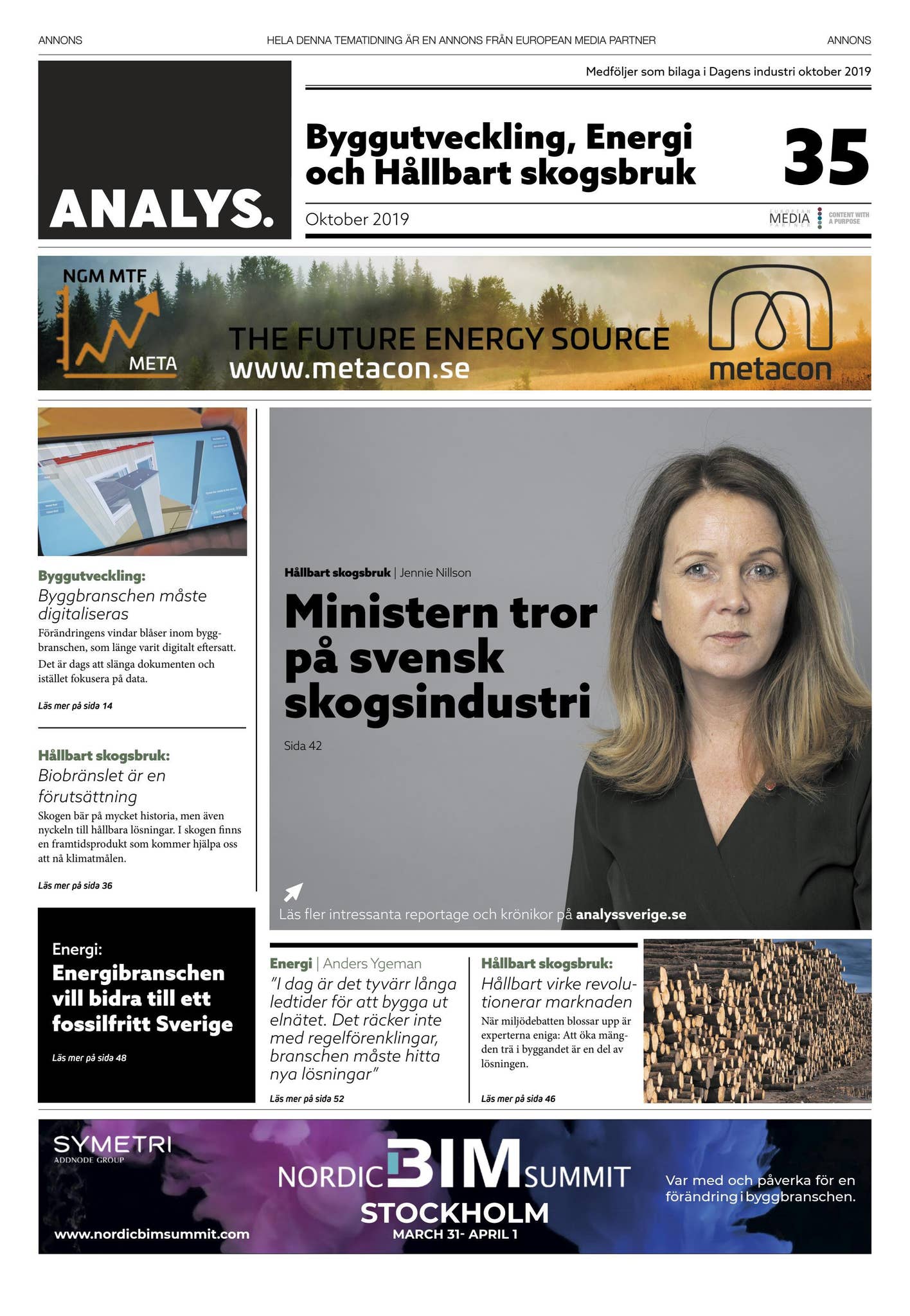 Analys #35 Byggutveckling, Energi och Hållbart skogsbruk by Contentway - Issuu