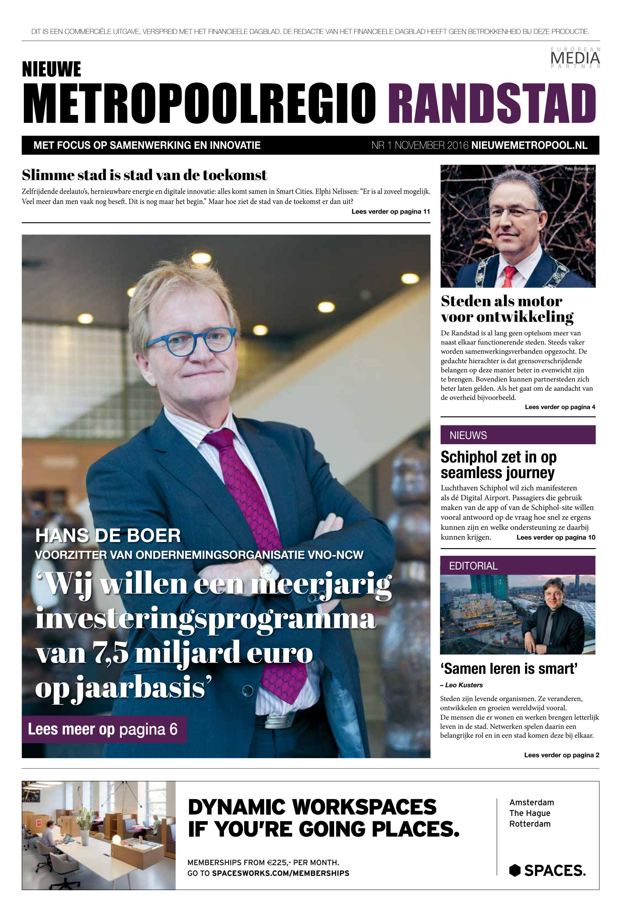 Nieuwe Metropoolregio Randstad #1 by Contentway - Issuu