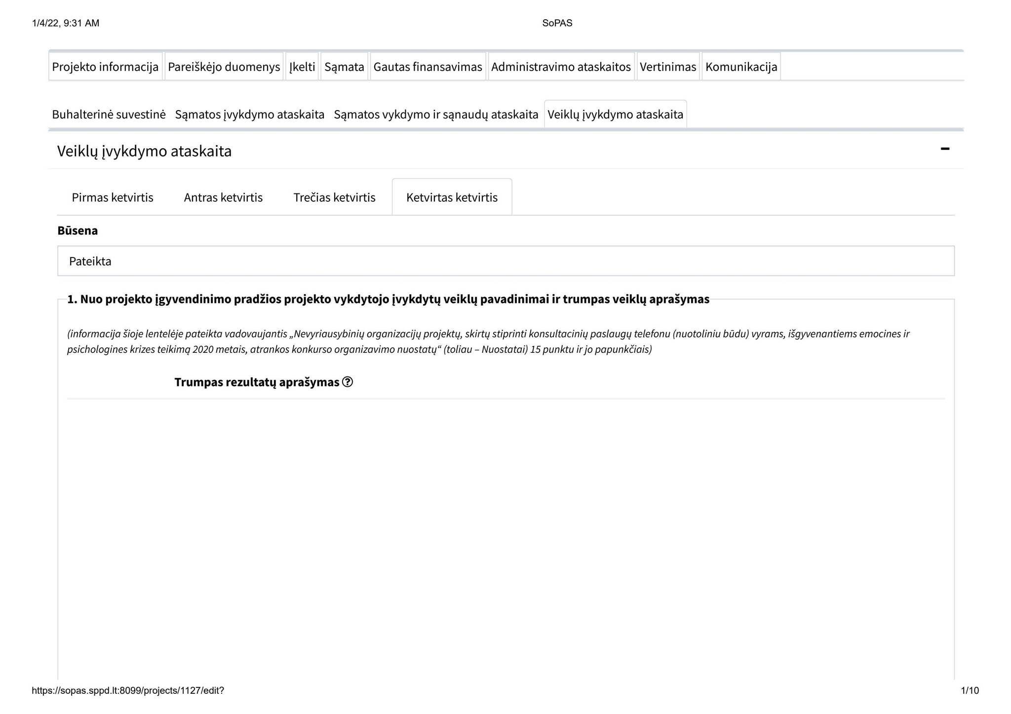 Pagalbos vyrams linijos "Nelik vienas" 2021 veiklos ataskaita by ...