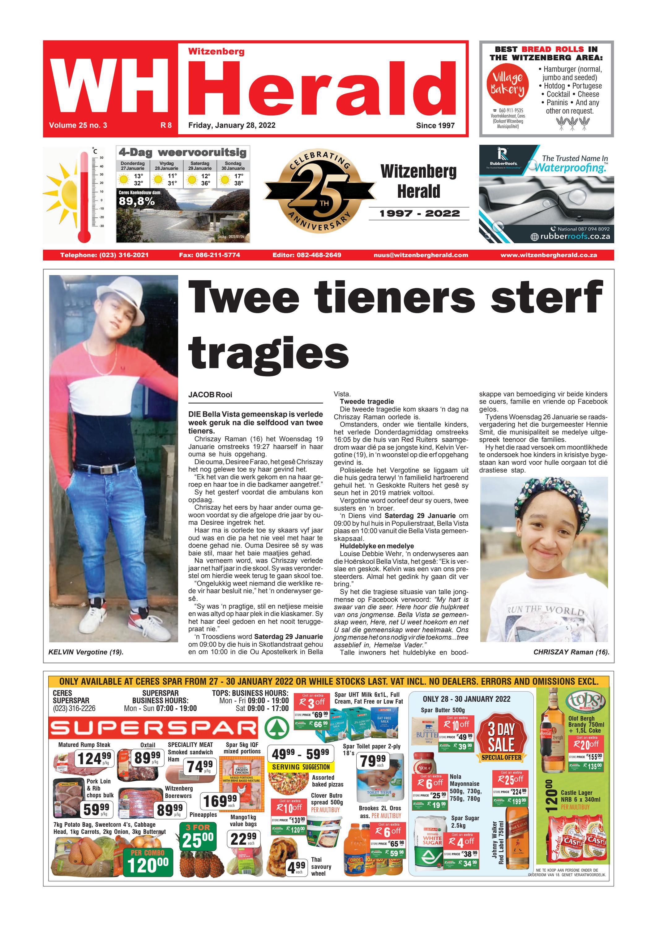 Witzenberg Herald Vol.25 no.3 (Online Weergawe) by Witzenberg Herald ...