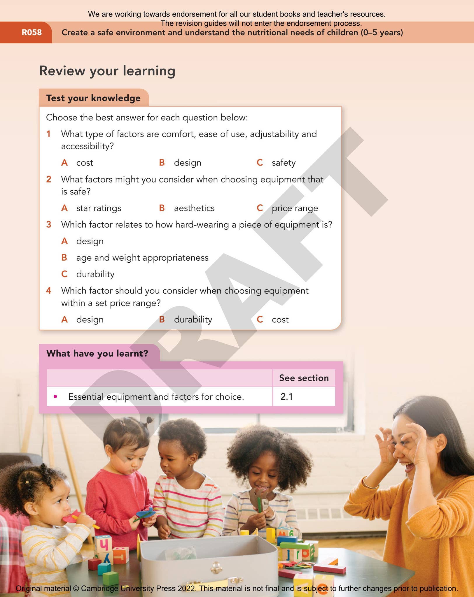 Cambridge Nationals Child Development Student book by Cambridge ...