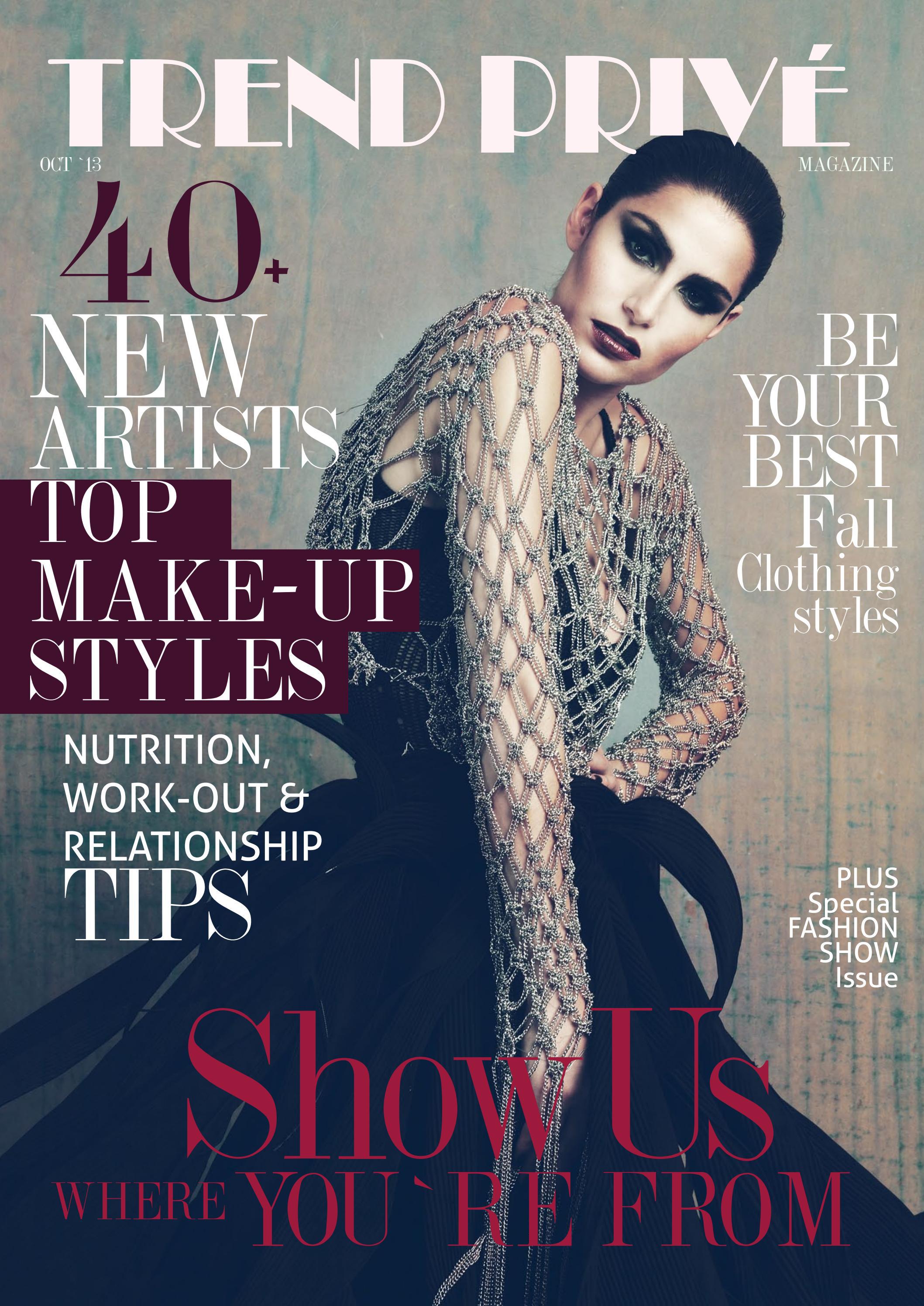 Trend Prive Magazine - Fall 2013 by realcatalinamagee - Issuu