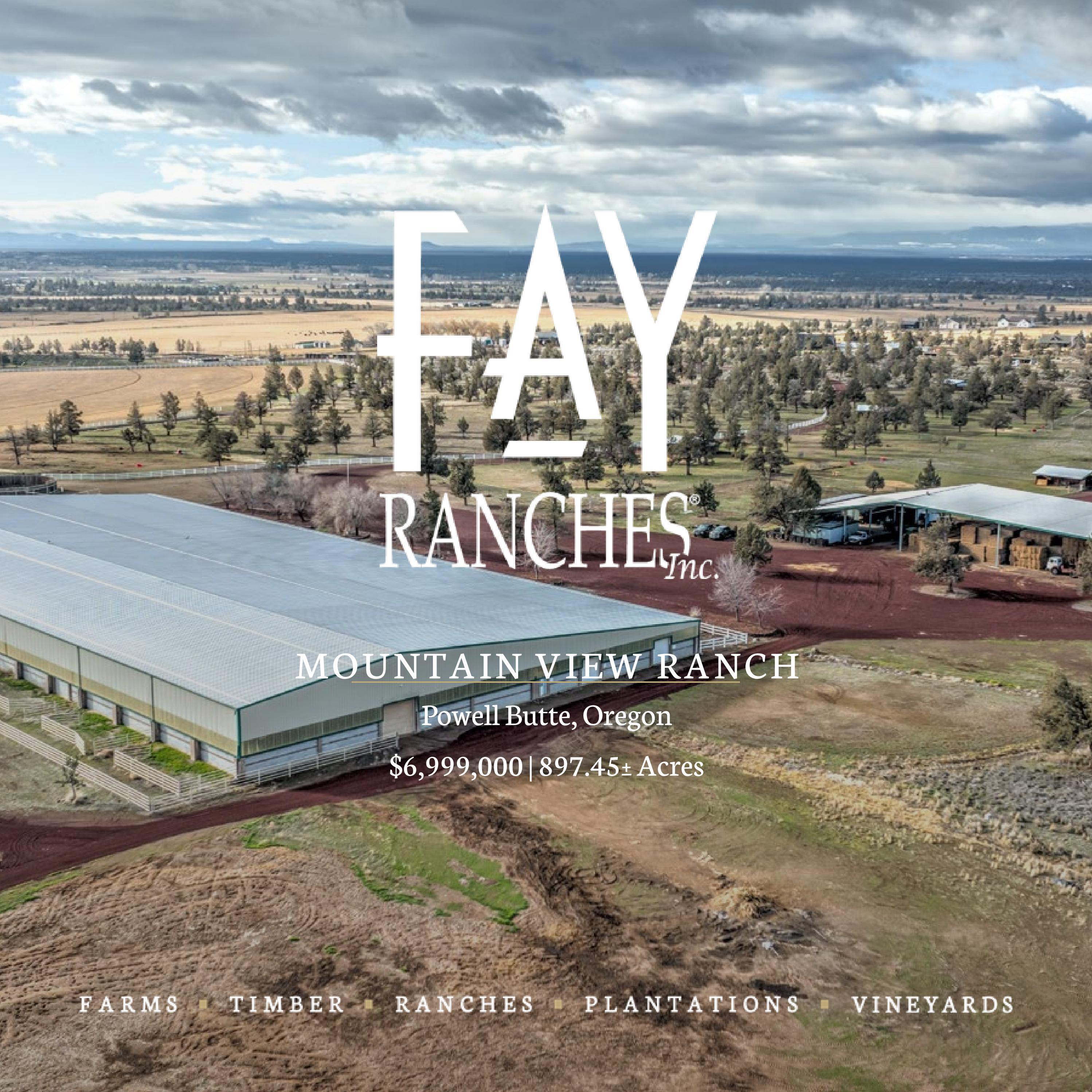 SOLD: Mountain View Ranch | Fay Ranches by Fay Ranches - Issuu