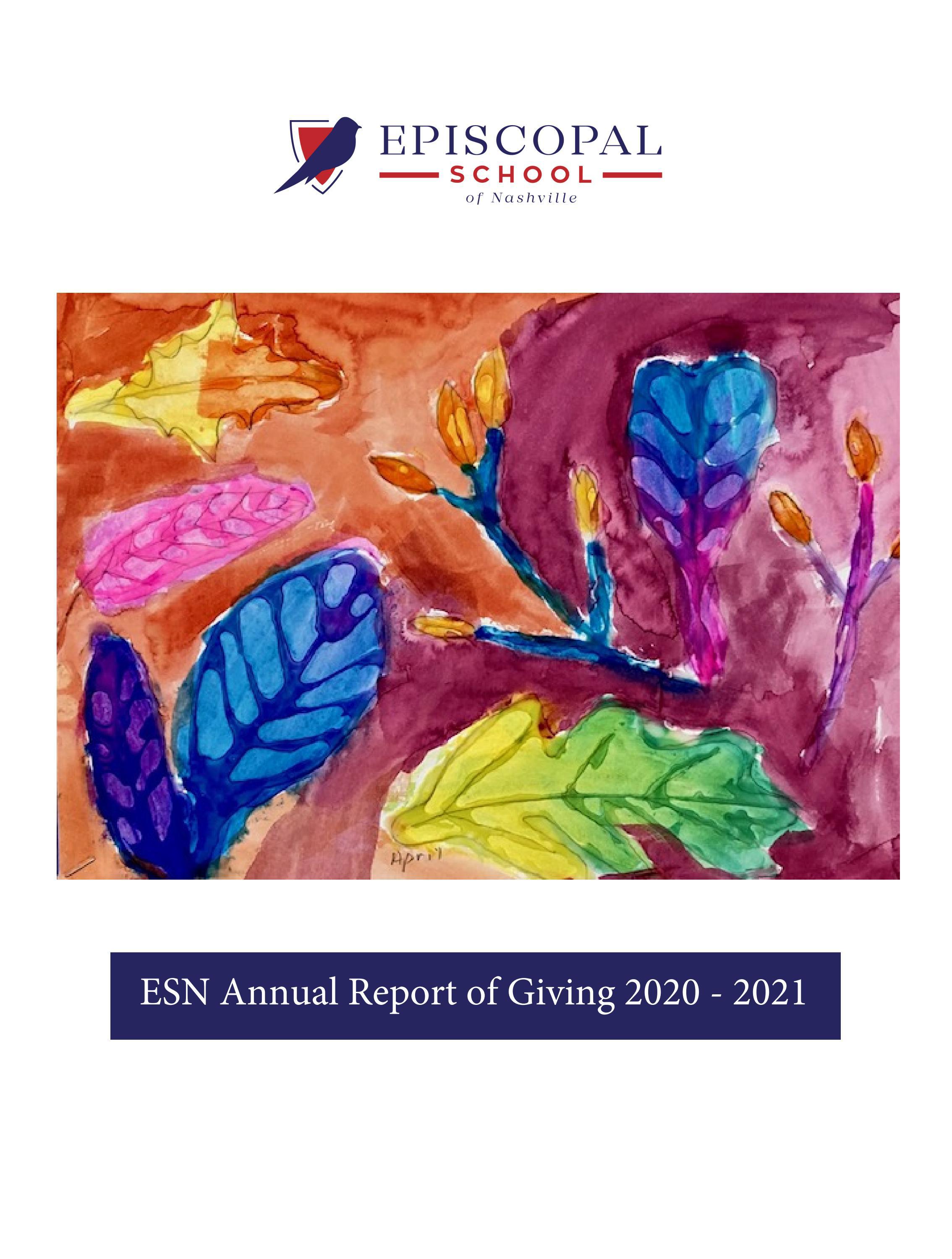 2020 - 2021 ESN Report of Annual Giving by esnashville - Issuu